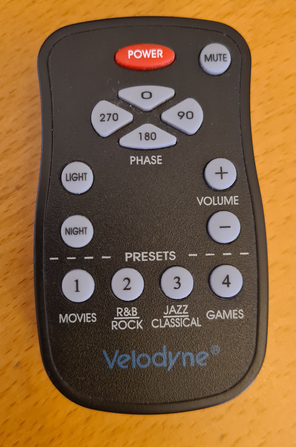 Remote Control For Velodyne Subwoofer - Hi-Fi and Cinema Cables ...