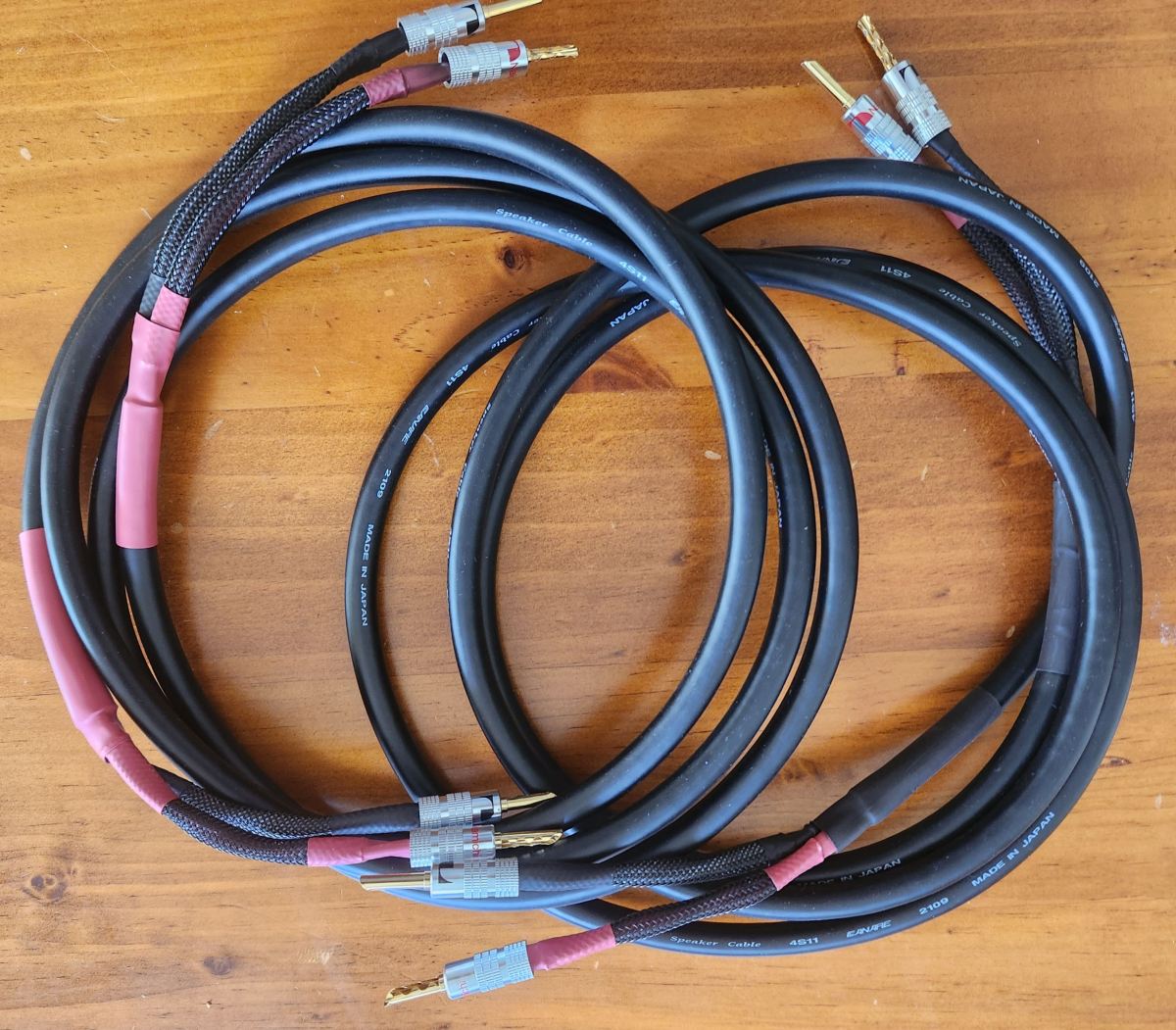 Canare 4S11 Speaker Cables – 2.5m Pair |﻿ Hi-Fi and Cinema Cables & Accessories