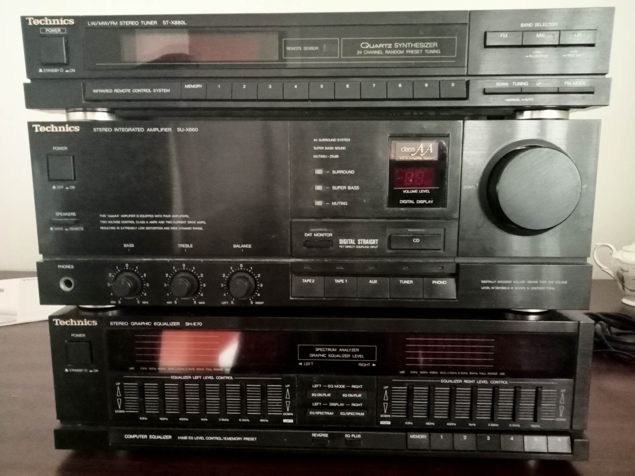 Technics Stereo System. Multiple items. - Stereo, Home Cinema ...