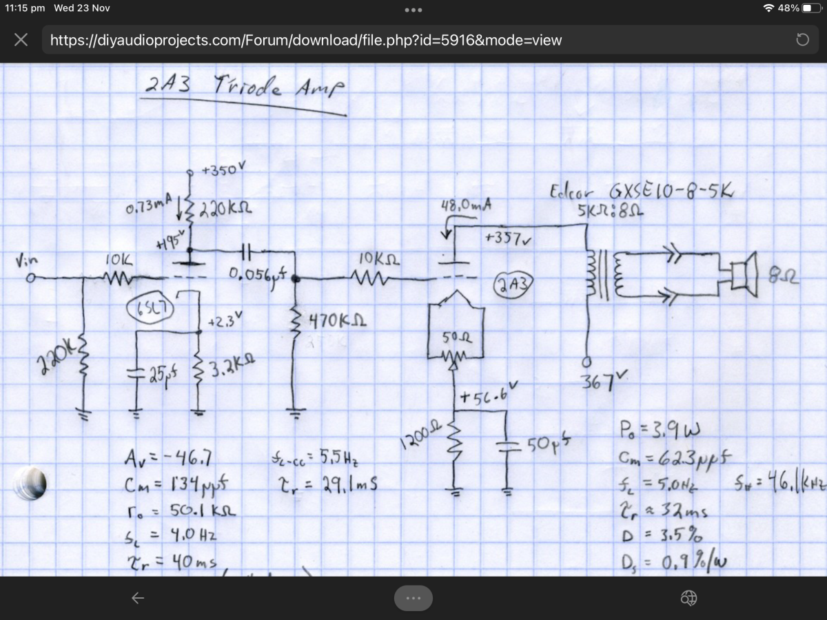 45 Single Ended Schematic Suggestions - DIY Audio Projects - StereoNET