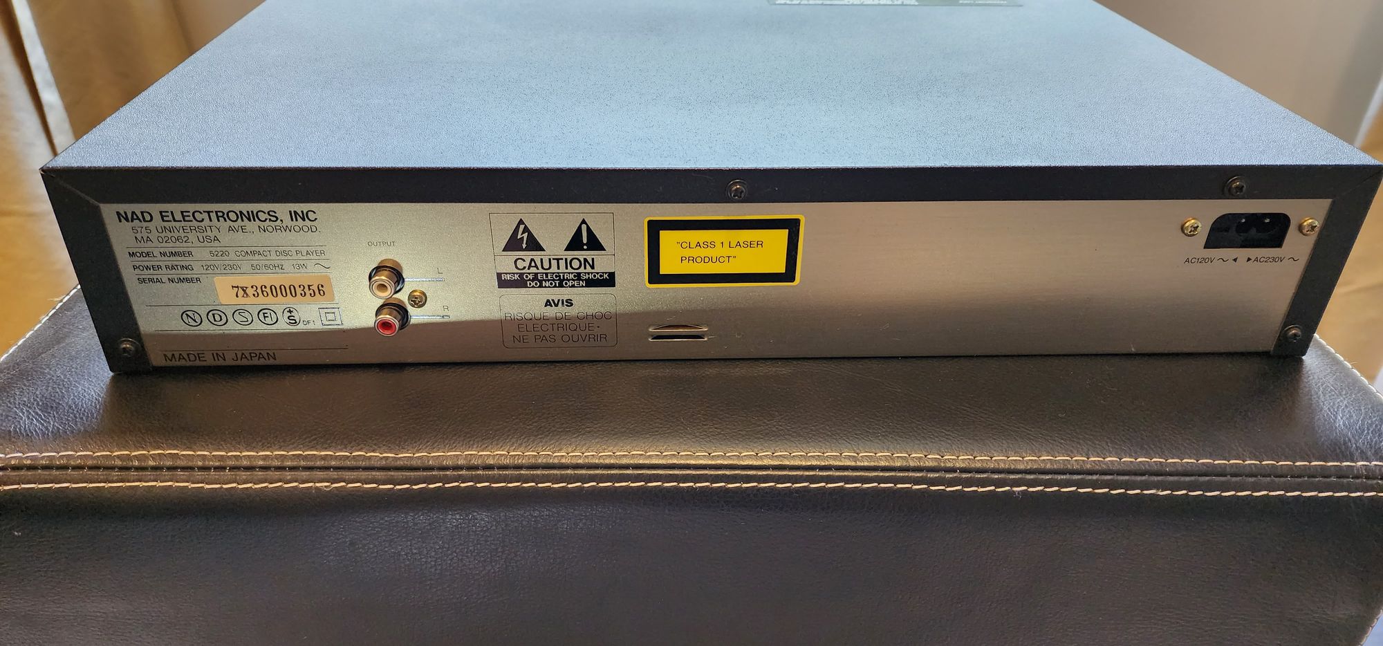 SOLD ELSEWHERE: FS: NAD 5220 CD Player - Made in Japan! - Stereo, Home ...