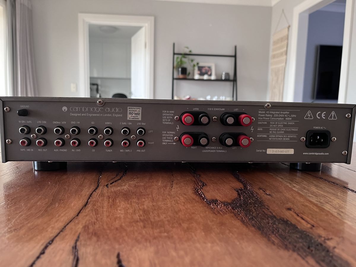 Cambridge Audio A5 integrated amplifier - Stereo, Home Cinema ...