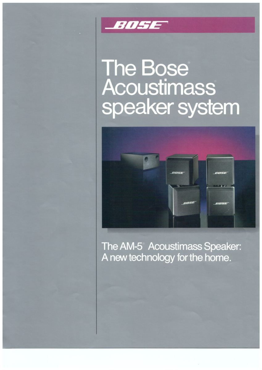 Bose AM-5 Acoustimass Speaker System - Stereo, Home Cinema, Headphones ...