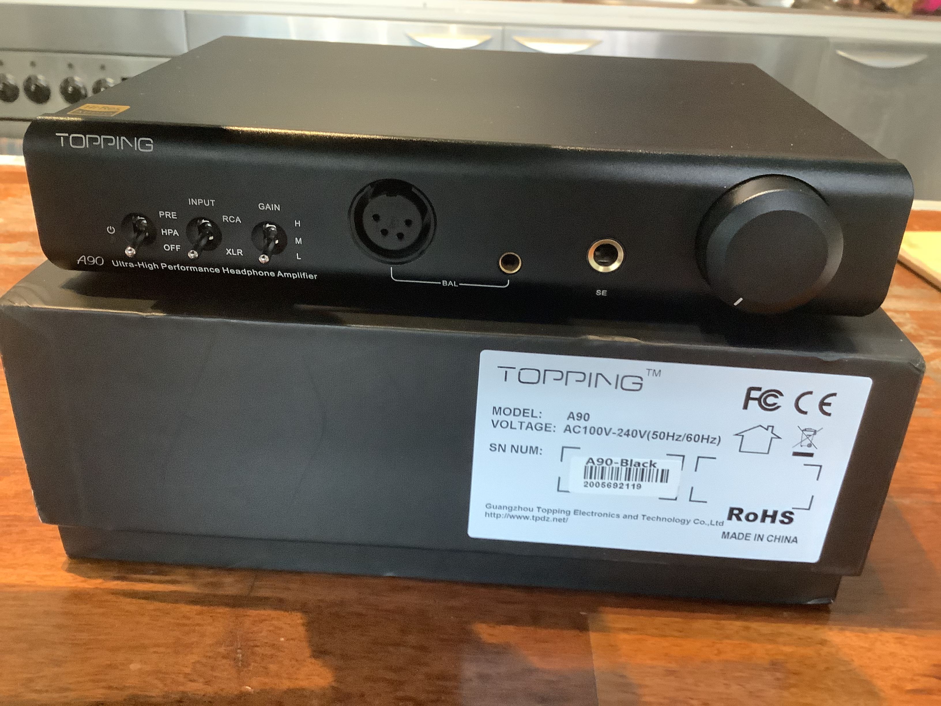 Topping A90 headphone amplifier / Pre-amp - Stereo, Home Cinema ...