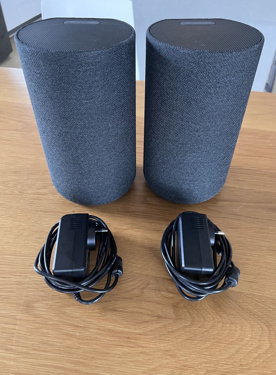 Sony SA-RS5 Wireless Rear Speakers with built in battery - Stereo, Home ...
