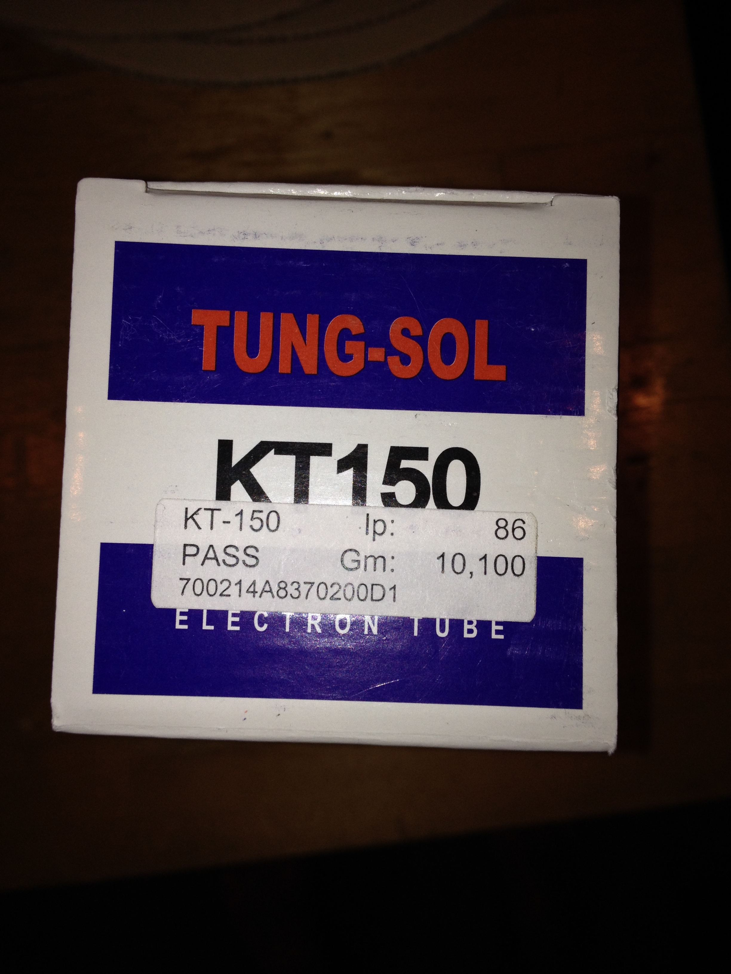 TUNG-SOL KT150 TUBES MATCHED SET OF 8 - Hi-Fi and Cinema Cables & Accessories - StereoNET