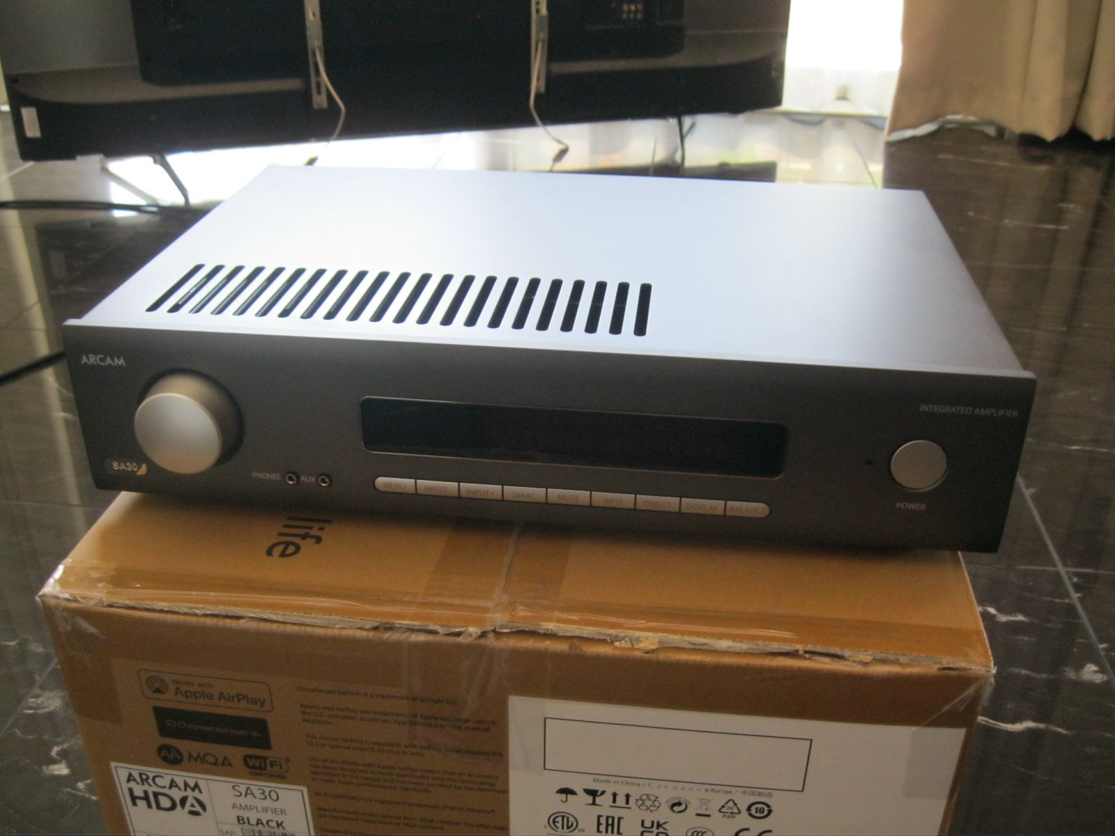 Arcam SA30 Integrated Amp, Revel Gem 2 Speakers and Stands - Stereo ...