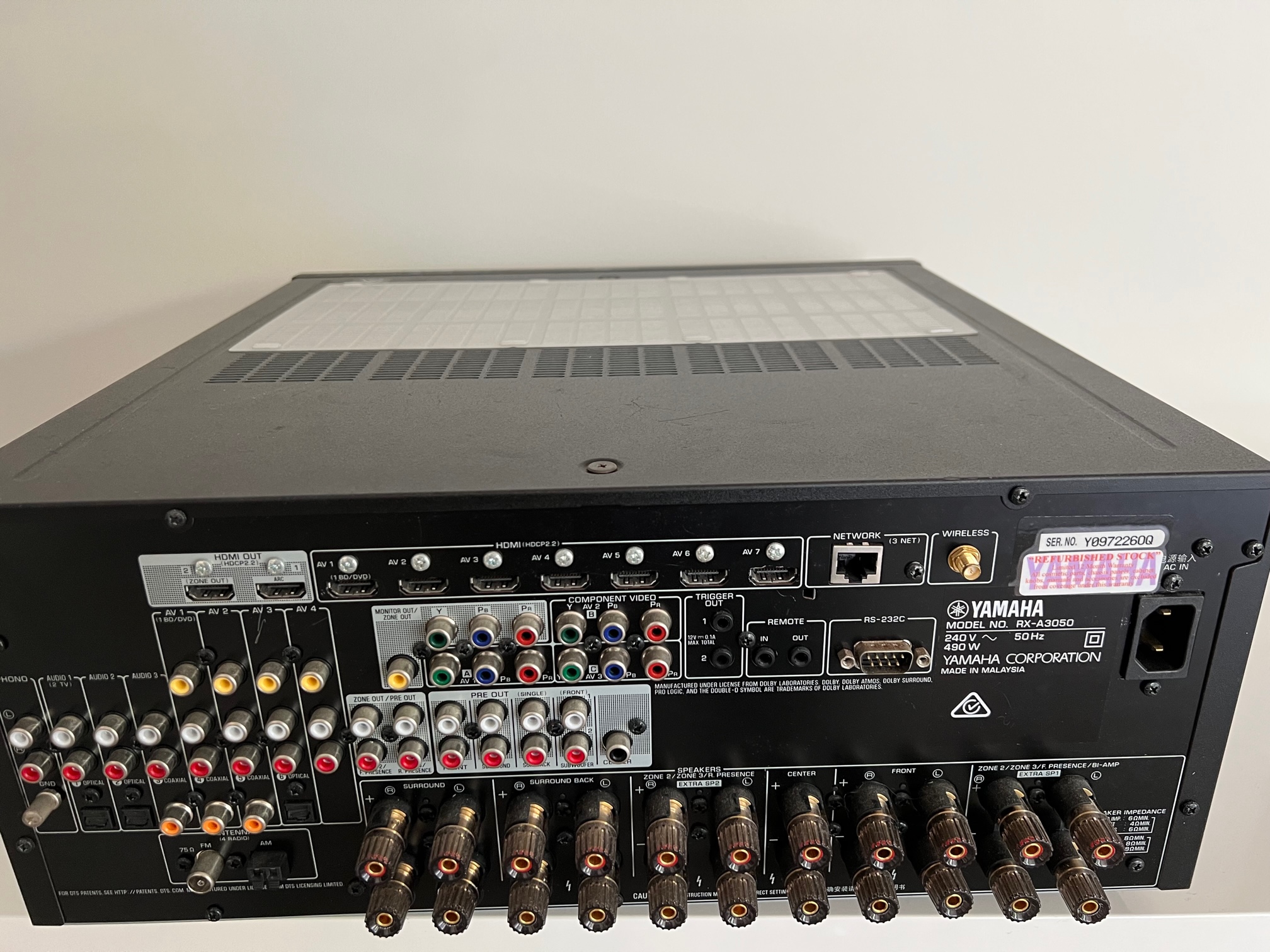 Yamaha Avenger RX-A3050 home AV Receiver Home cinema - Stereo, Home Cinema, Headphones ...