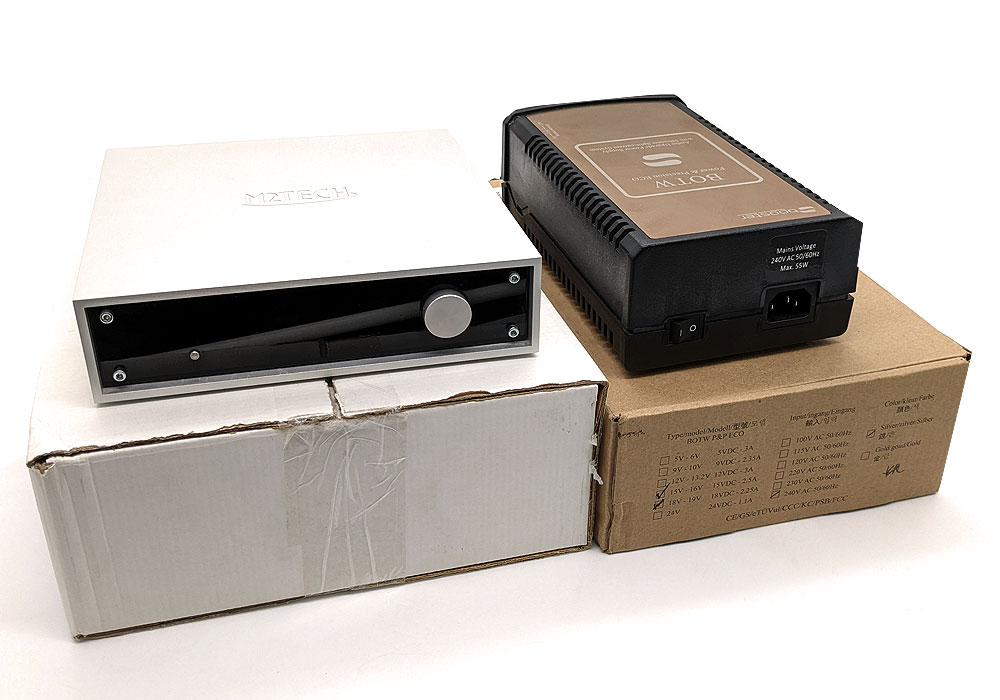 M2Tech Young DSD DAC/Pre-amp MK2 and SBooster Power Supply - Commercial ...