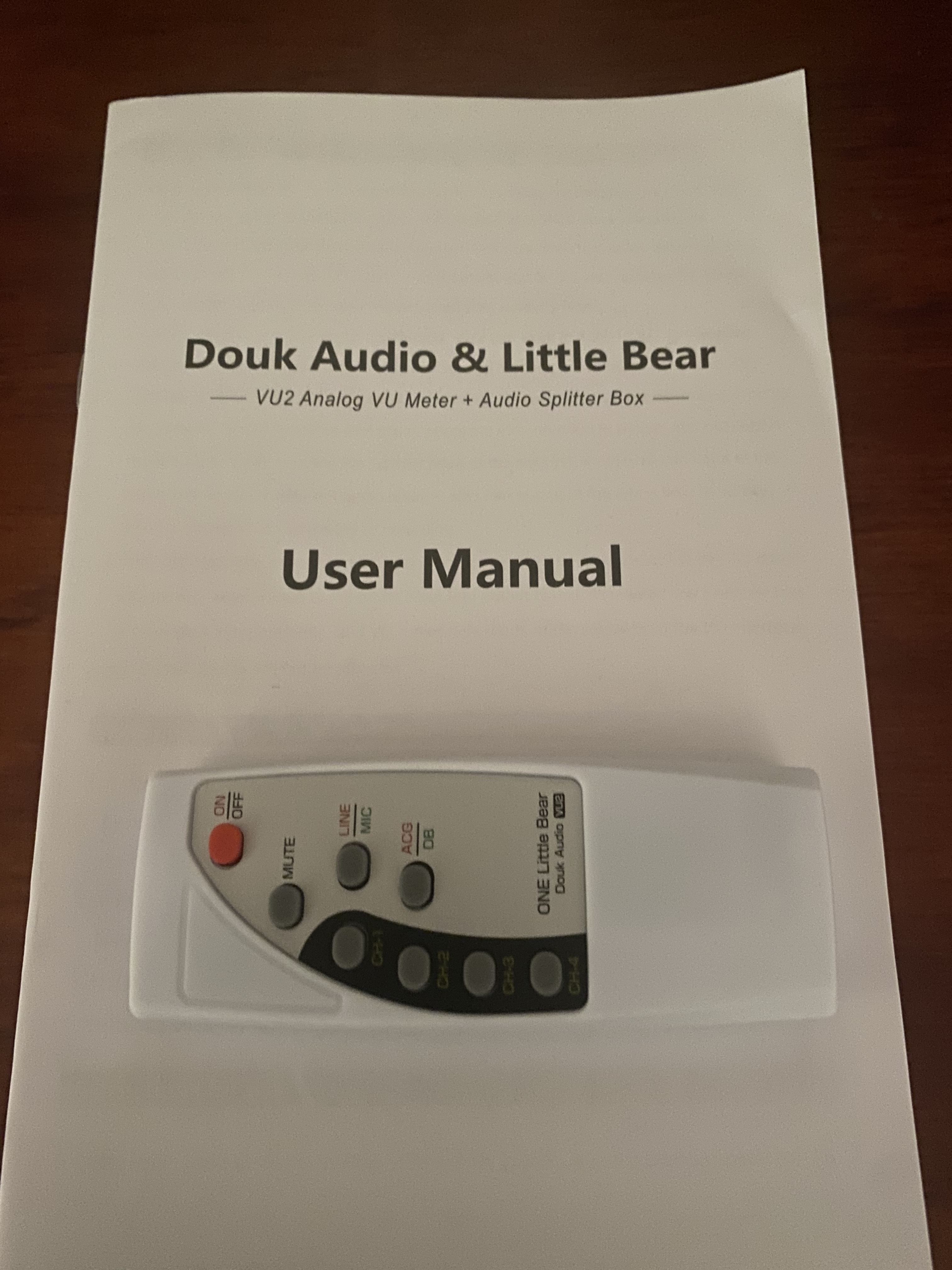 Douk Audio VU Meter/Audio Selector |﻿ Hi-Fi and Cinema Cables & Accessories
