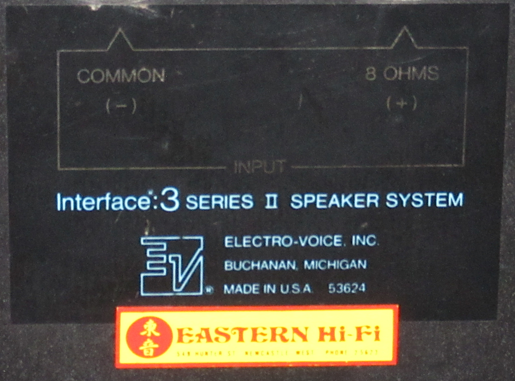 Electro Voice (EV) Interface 3 series II loudspeakers - Stereo, Home ...