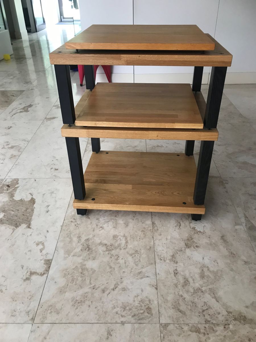 Hi Fi Rack Limited - UK Solid Oak Component Stand - Hi-Fi and Cinema ...