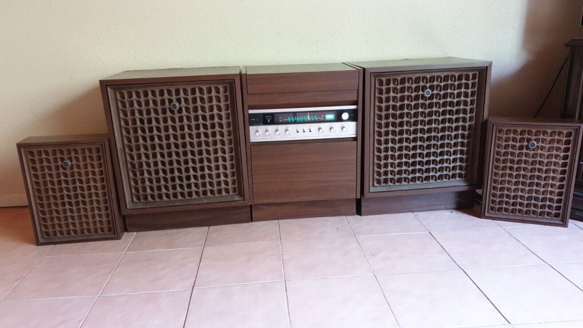 Vintage Sanyo synthesized Quadraphonic Hi Fi - Stereo, Home Cinema ...
