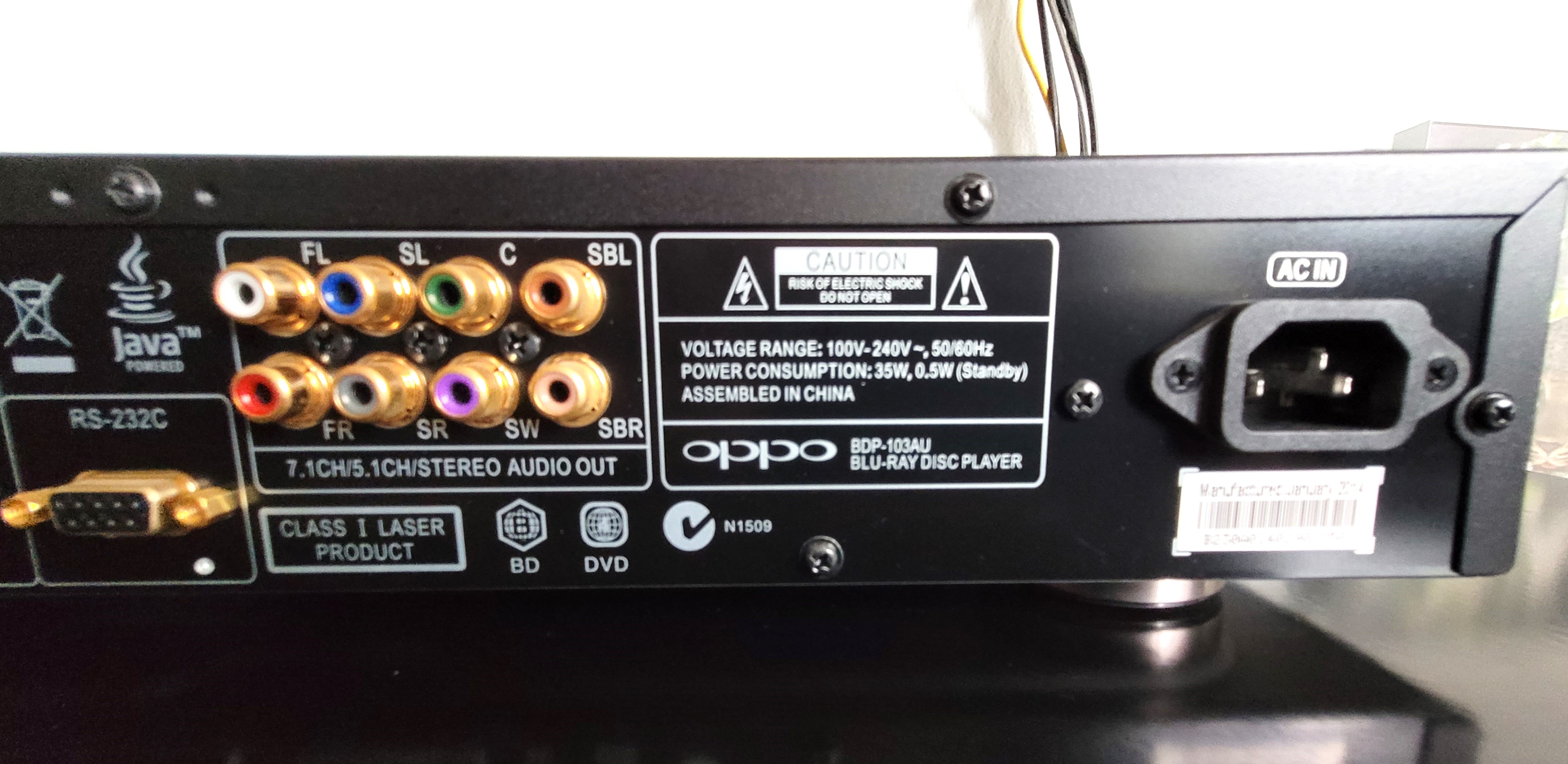 PRICE DROP: OPPO BDP-103 AU Blu-Ray, SACD, CD player - Stereo, Home ...