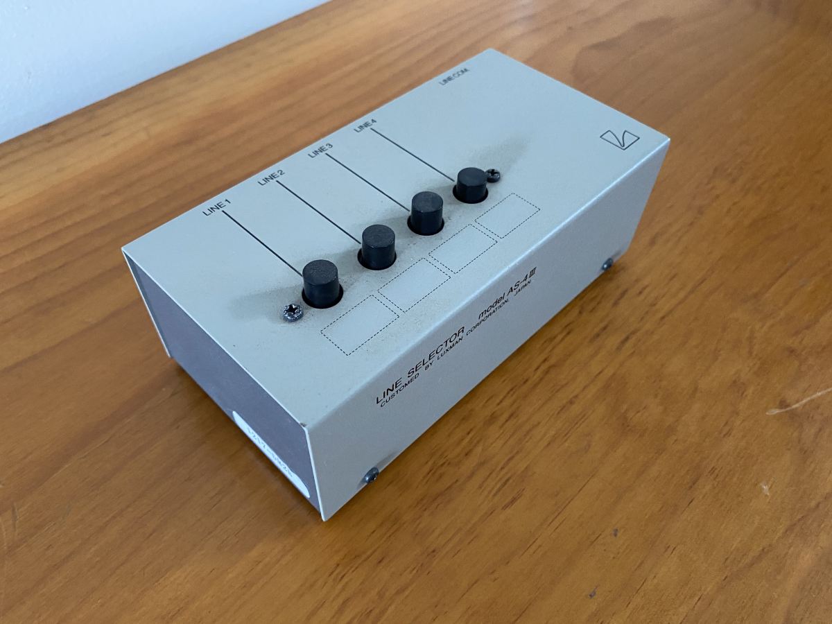 Luxman RCA Line Selector AS-4 III - Hi-Fi and Cinema Cables ...