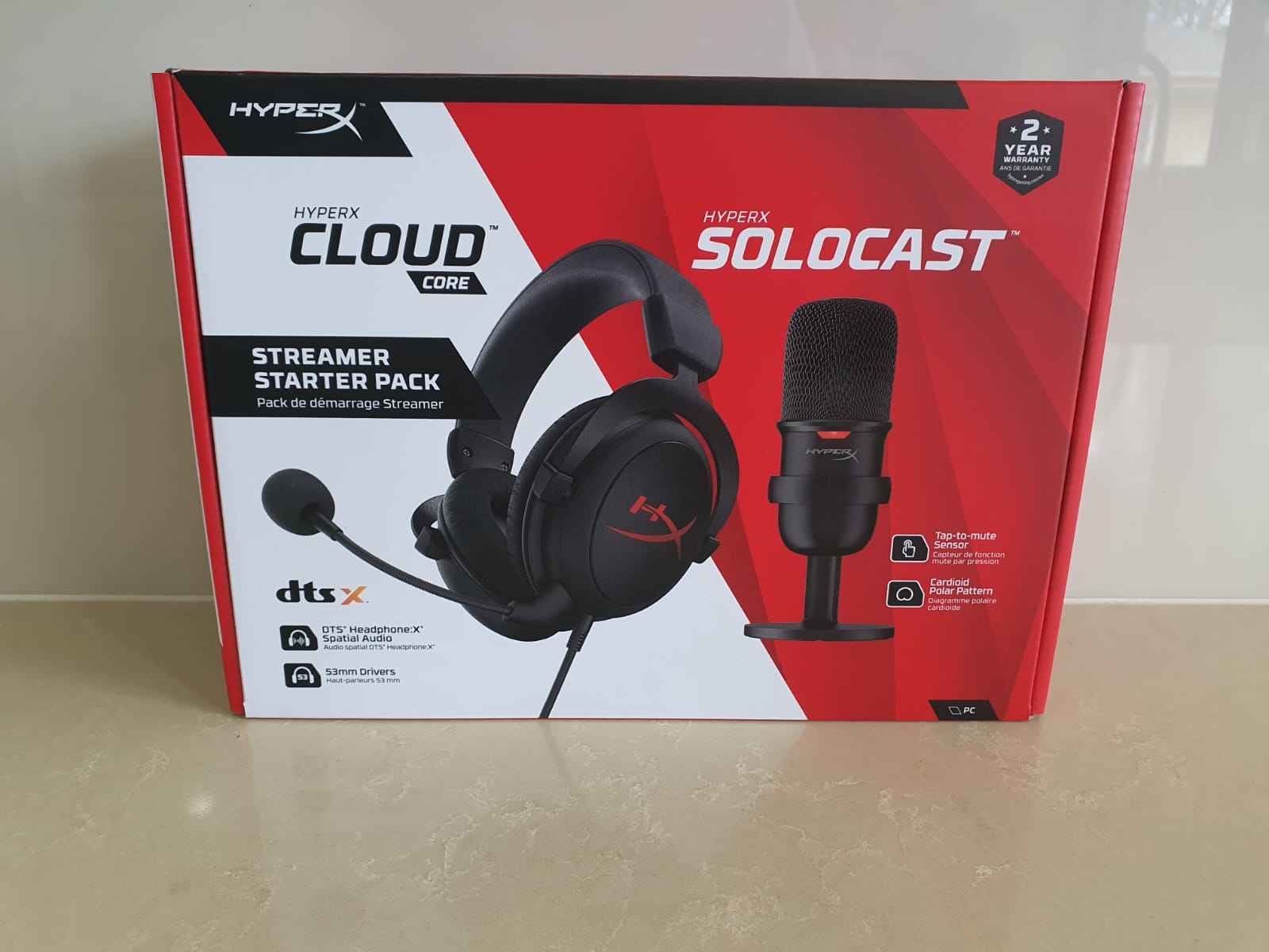 FS: HyperX Cloud Core/SoloCast Streamer Starter Pack - Stereo, Home ...