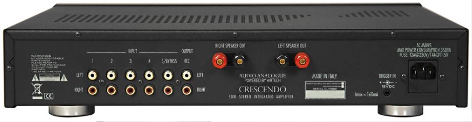Audio Analogue Crescendo Integrated Amplifier - Stereo, Home Cinema ...
