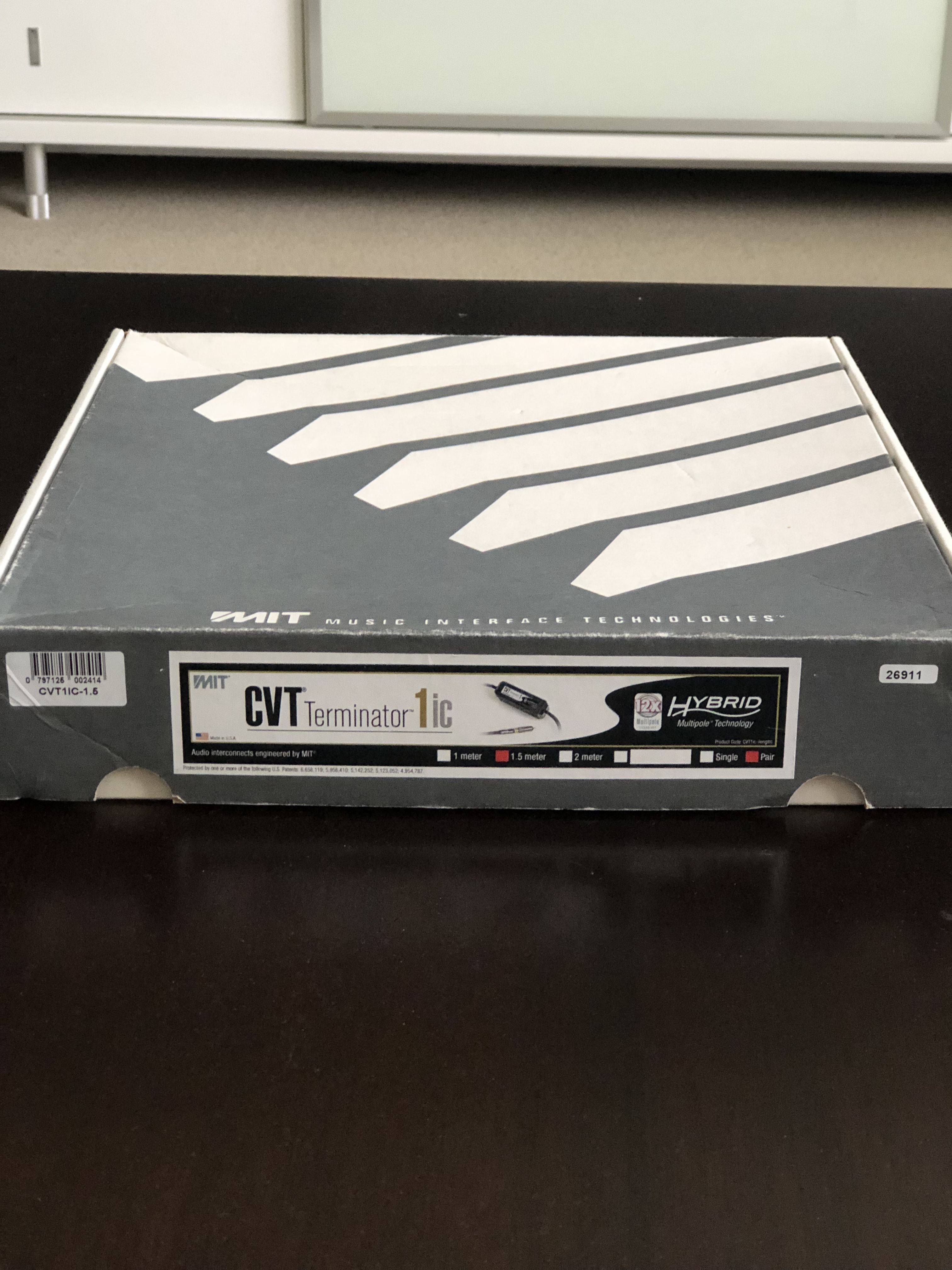 MIT CVT Terminator 1 RCA Interconnects - Hi-Fi and Cinema Cables ...