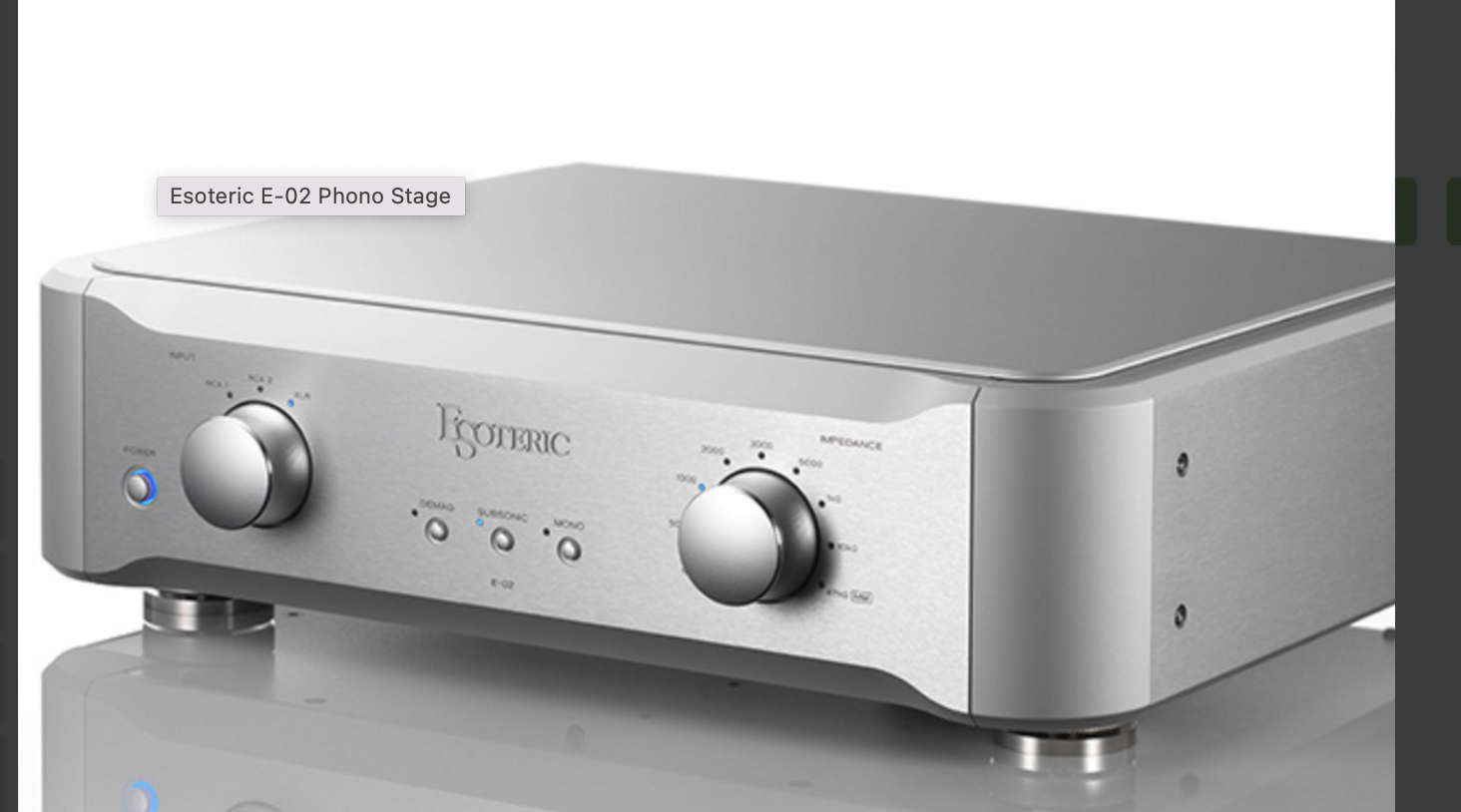 Esoteric E-02 Phono stage brand new in box. - Stereo, Home Cinema ...