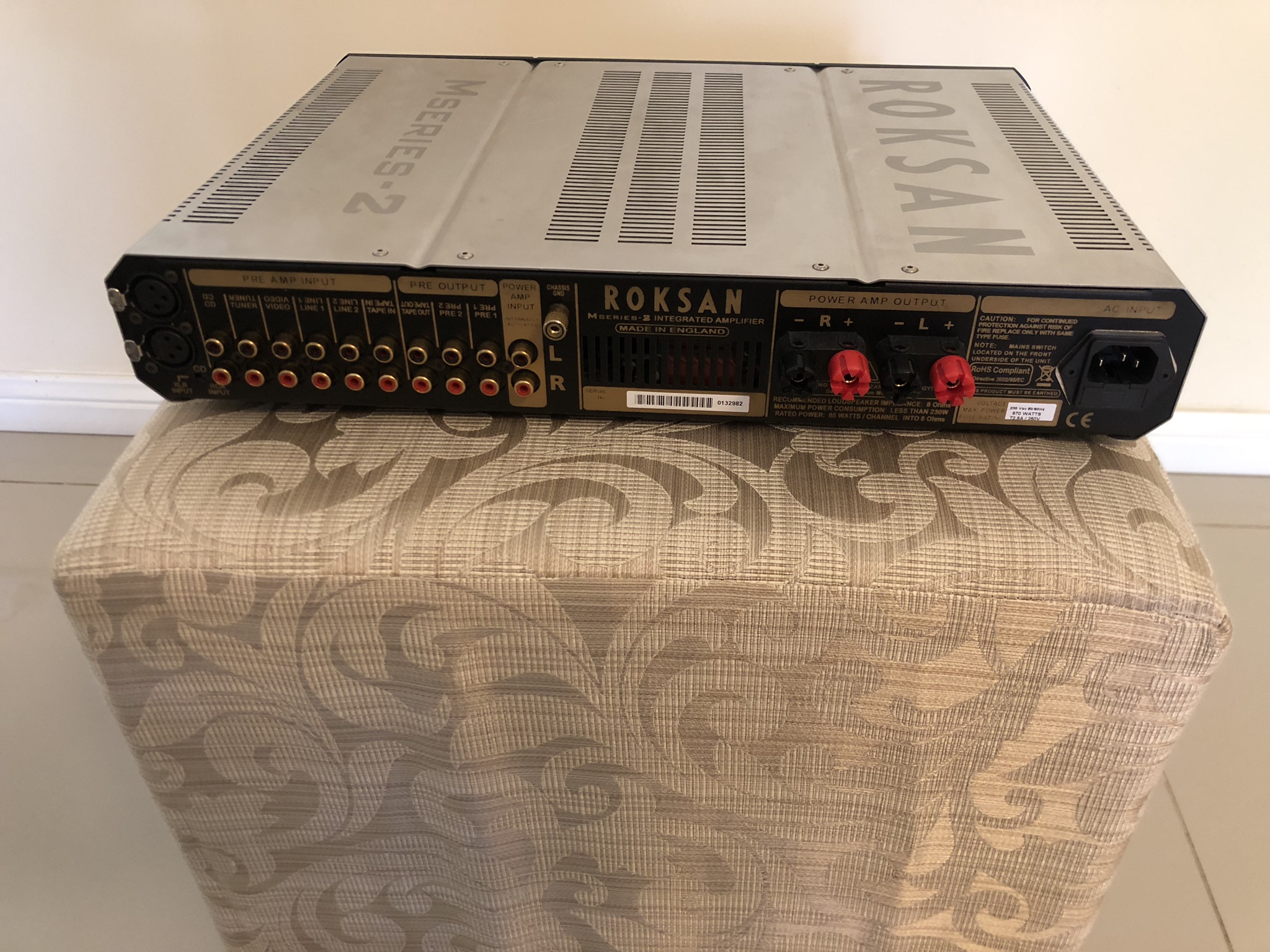 ROKSAN CASPIAN M2 INTEGRATED AMPLIFIER BLACK - Stereo, Home Cinema, Headphones Components ...