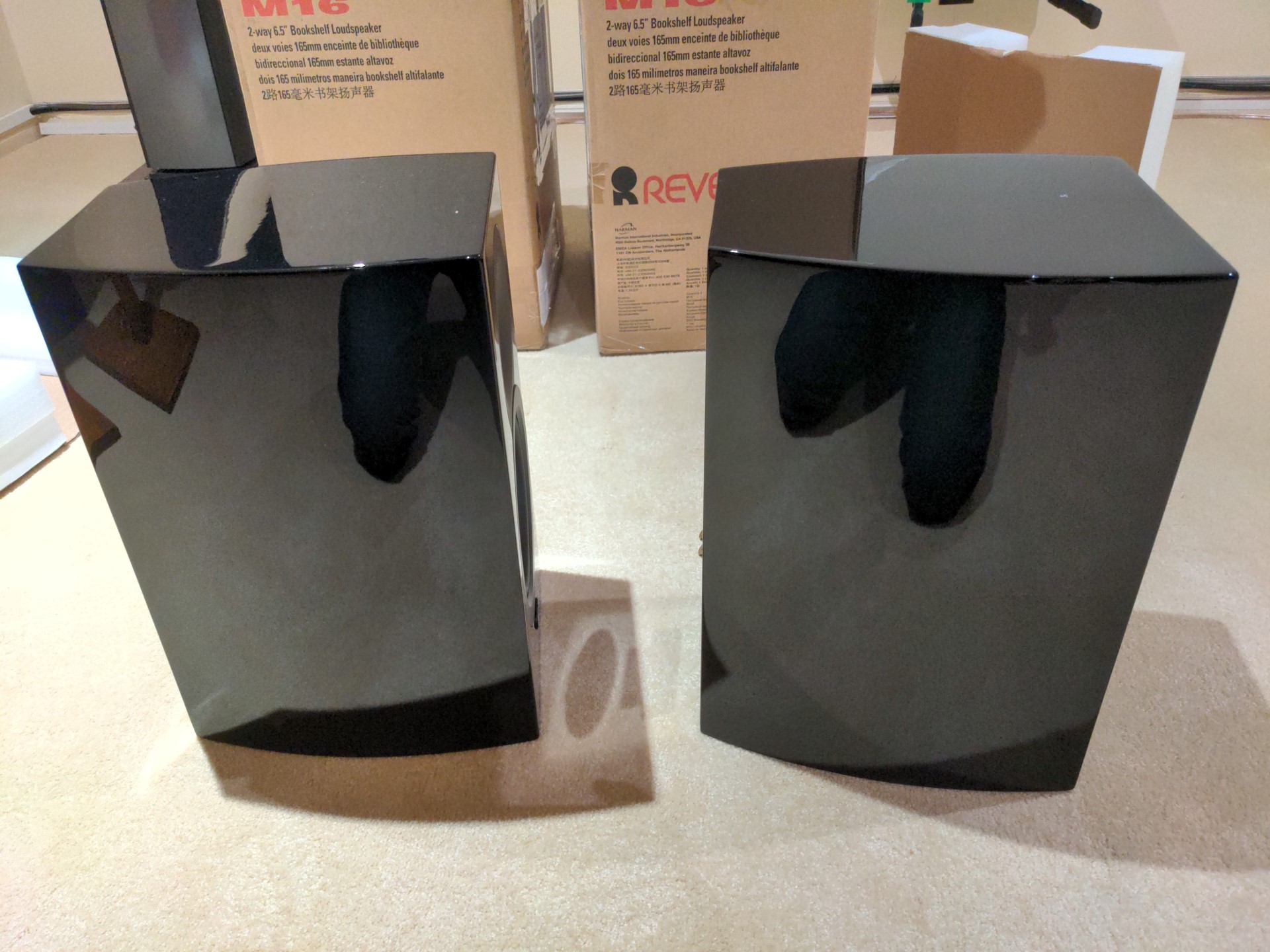 Revel Concerta2 M16 Bookshelf Speakers (BLACK) |﻿ Stereo, Home Cinema ...