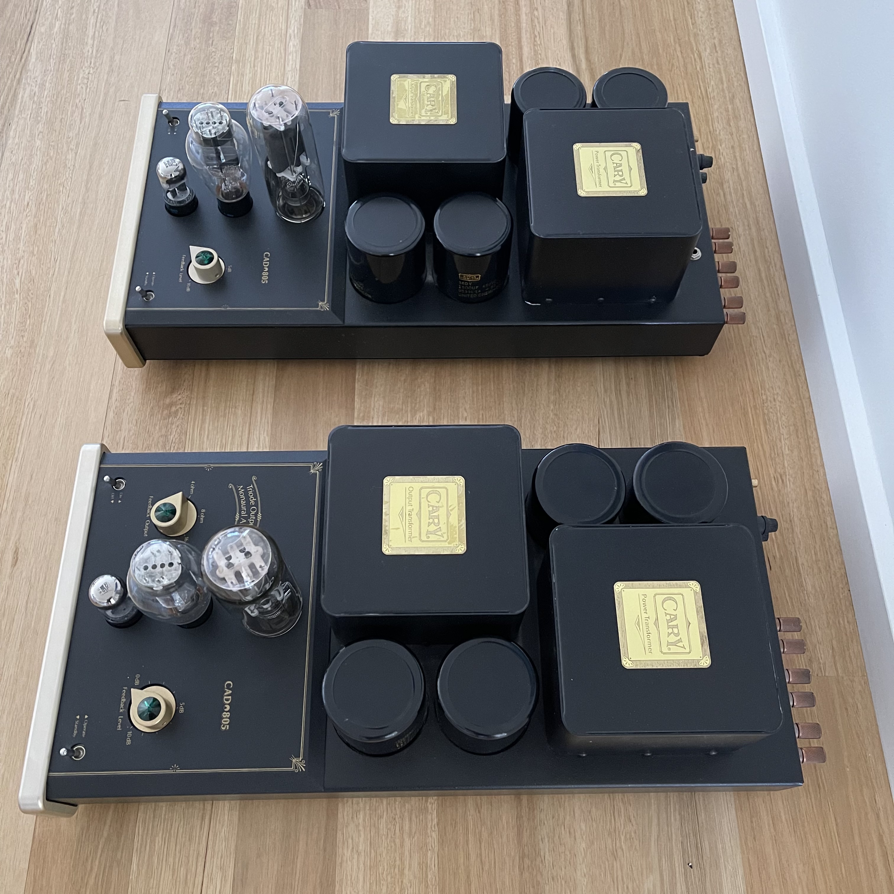 Cary CAD-805B amplifier (pair) - Stereo, Home Cinema, Headphones ...