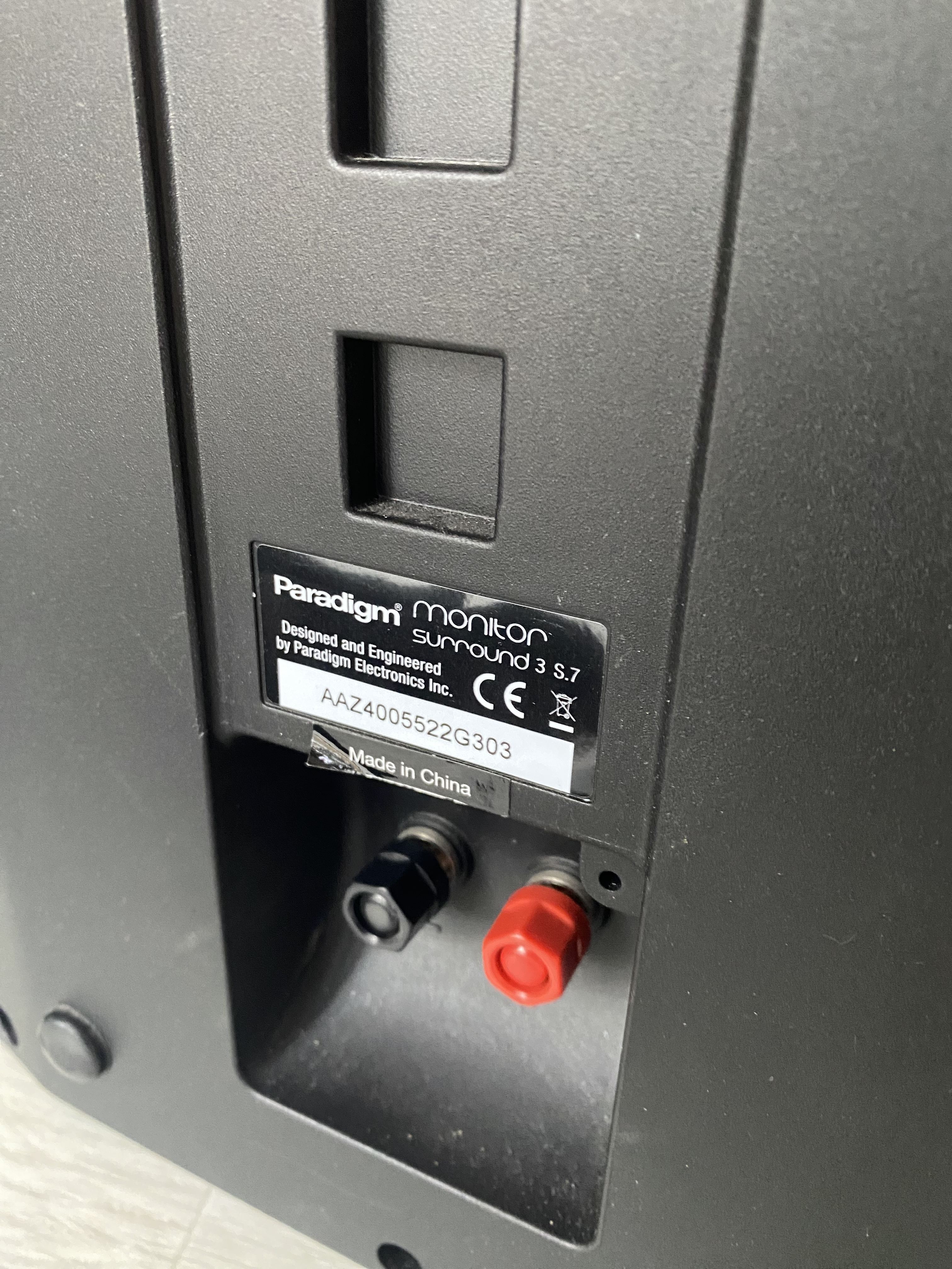 Paradigm Surround 3 S7 speakers - black - Stereo, Home Cinema ...