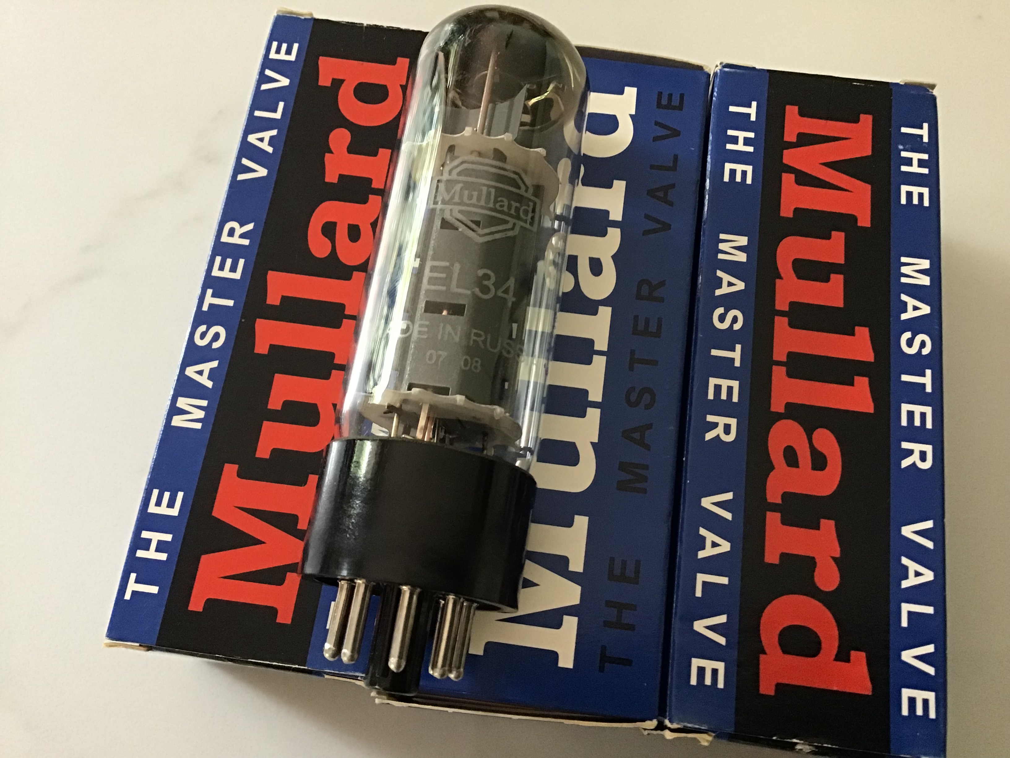 FS. Price Drop - Russian Mullard EL34 matched triplet - Hi-Fi and ...