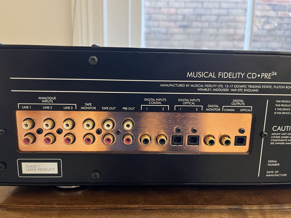 Musical Fidelity Pre 24 Pre-amplifier and CD Player - Stereo, Home ...