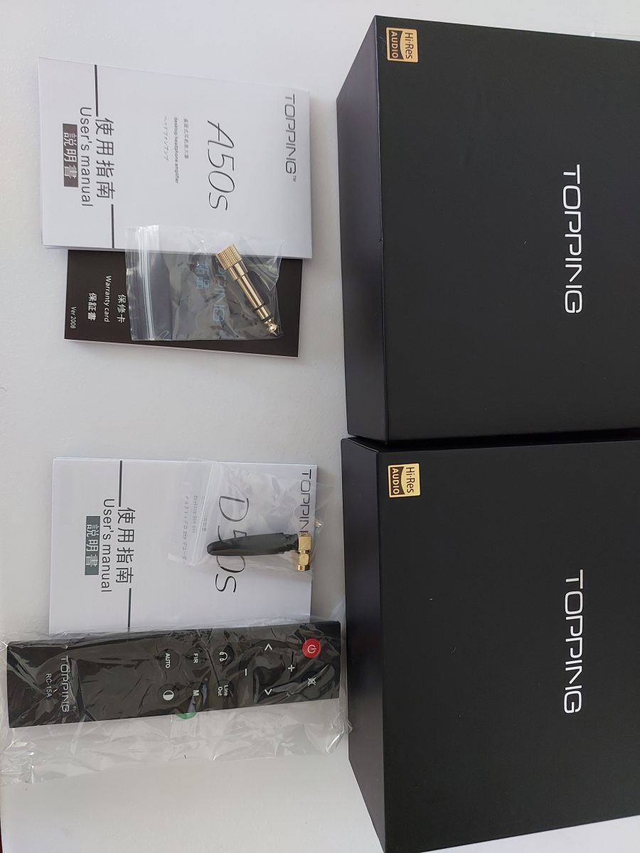 Topping D50s and A50s Stack + RCA - Stereo, Home Cinema, Headphones ...