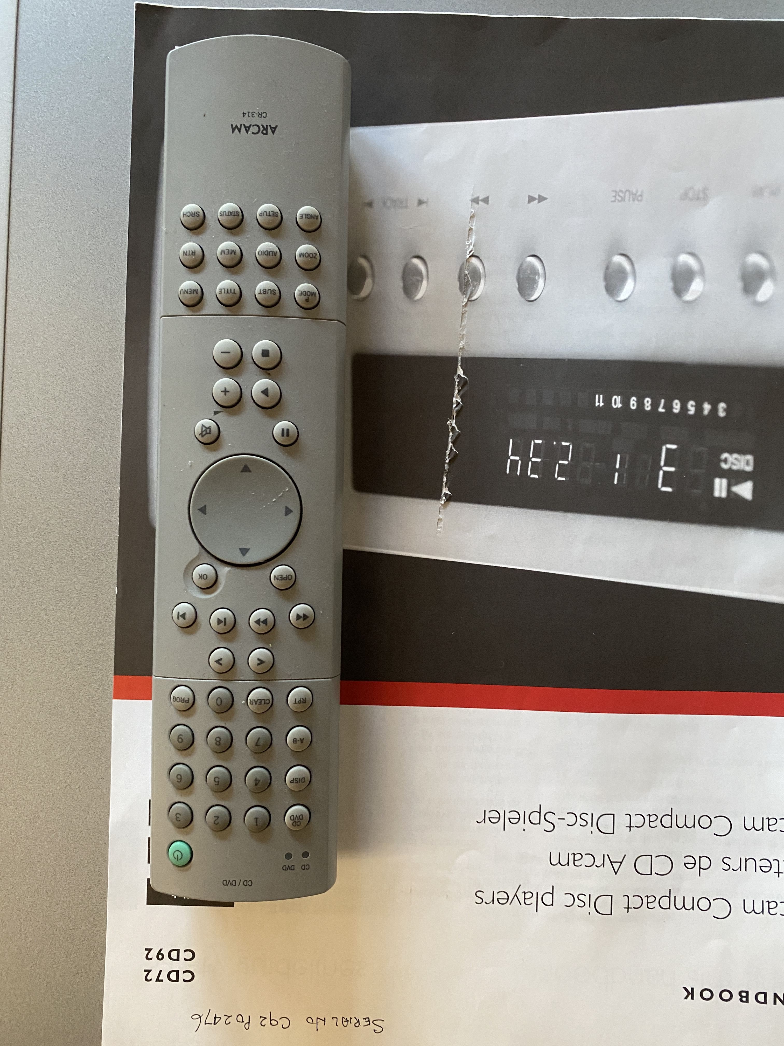 Arcam CD92 CD Player - Stereo, Home Cinema, Headphones Components - StereoNET