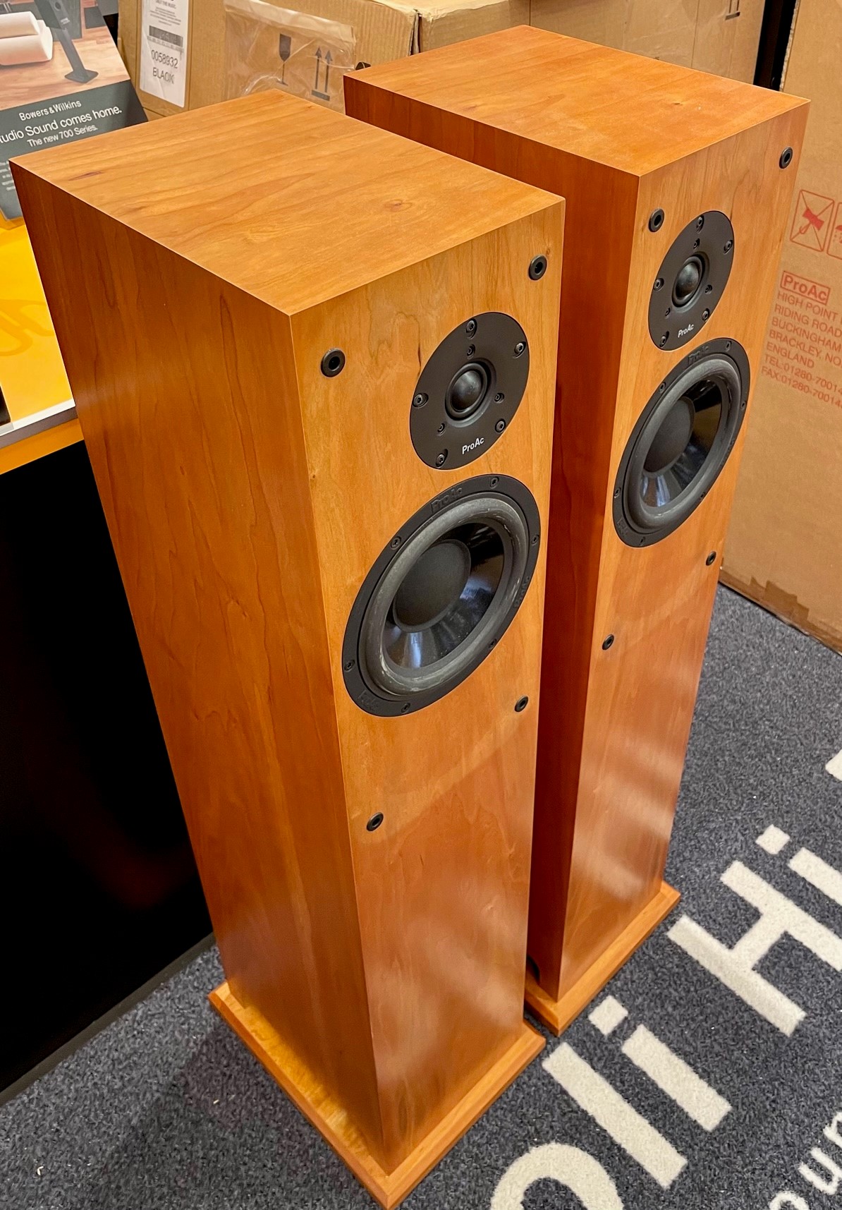Trade In ProAc Response D28 Speakers in Cherry - Commercial Classifieds ...