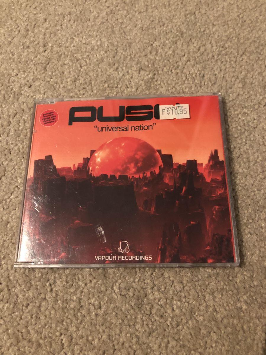 Push - Universal Nation CD Single - Vinyl, CD, and Blu-ray - StereoNET ...