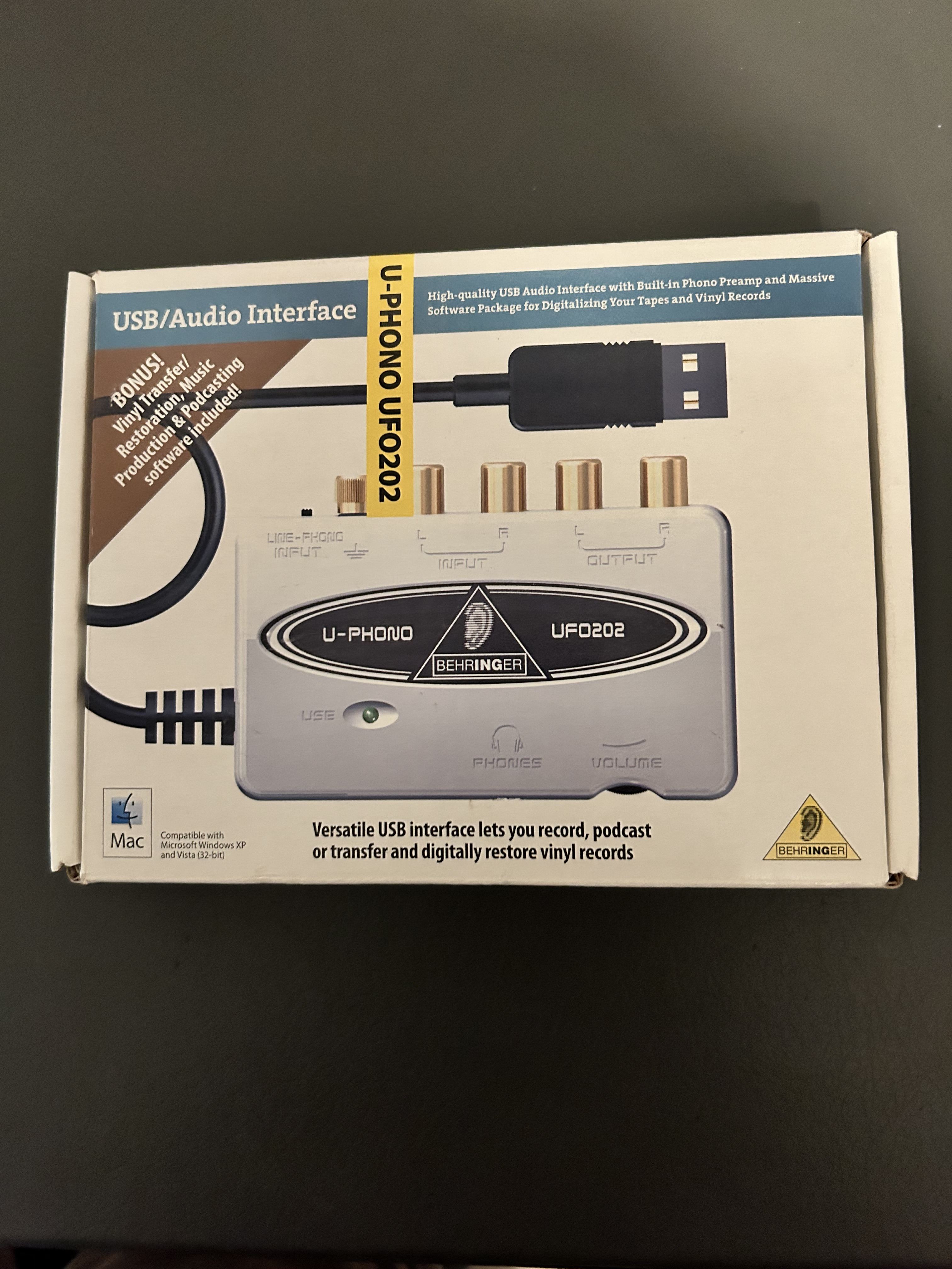 Audiophile USB/Audio Interface with Built-in Phono Preamp - Hi-Fi and ...