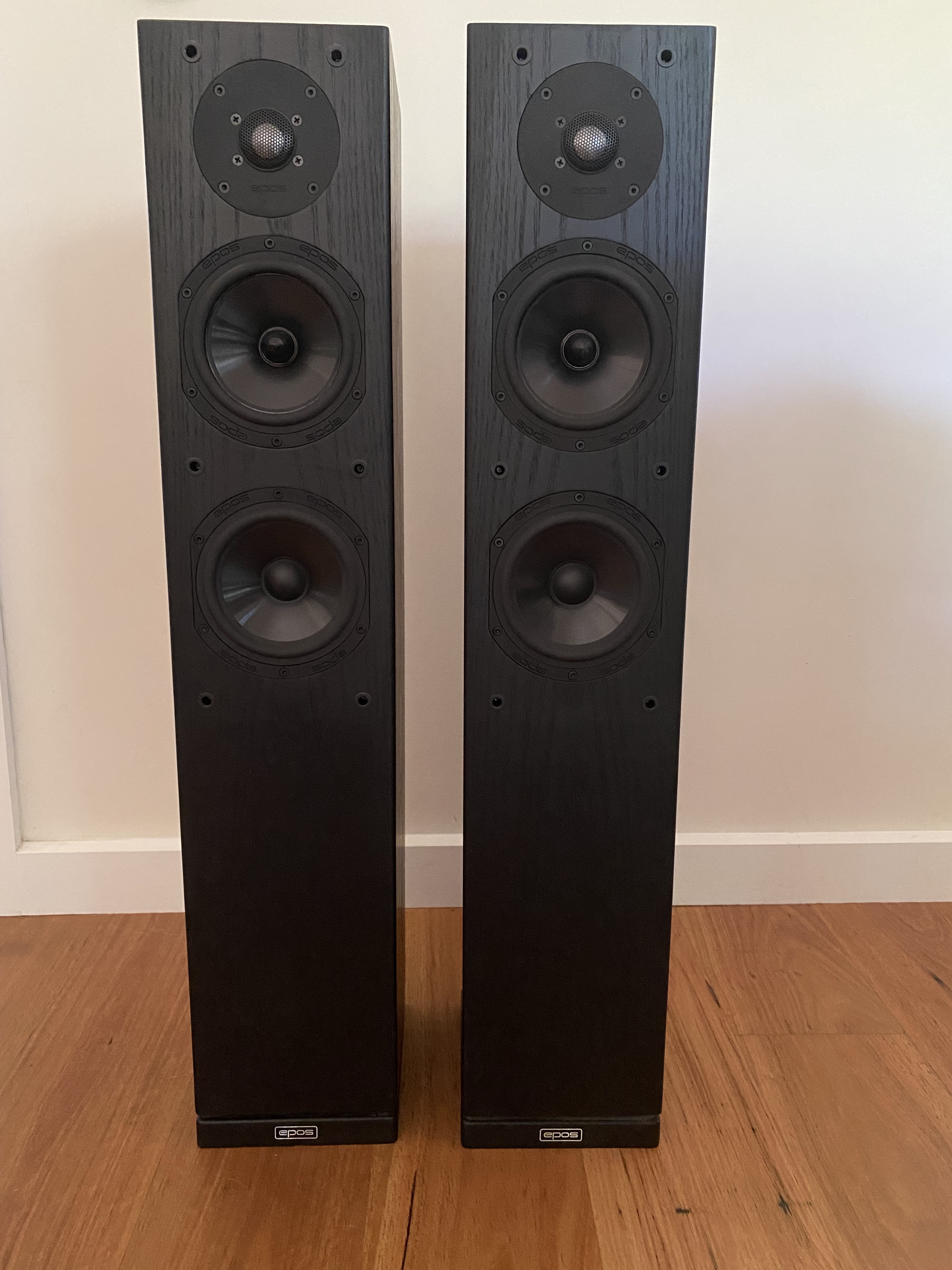 Epos m16i floorstanding speakers in black oak - Stereo, Home Cinema ...