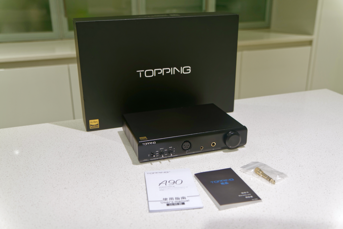 Topping A90 Headphone Amplifier |﻿ Stereo, Home Cinema, Headphones ...
