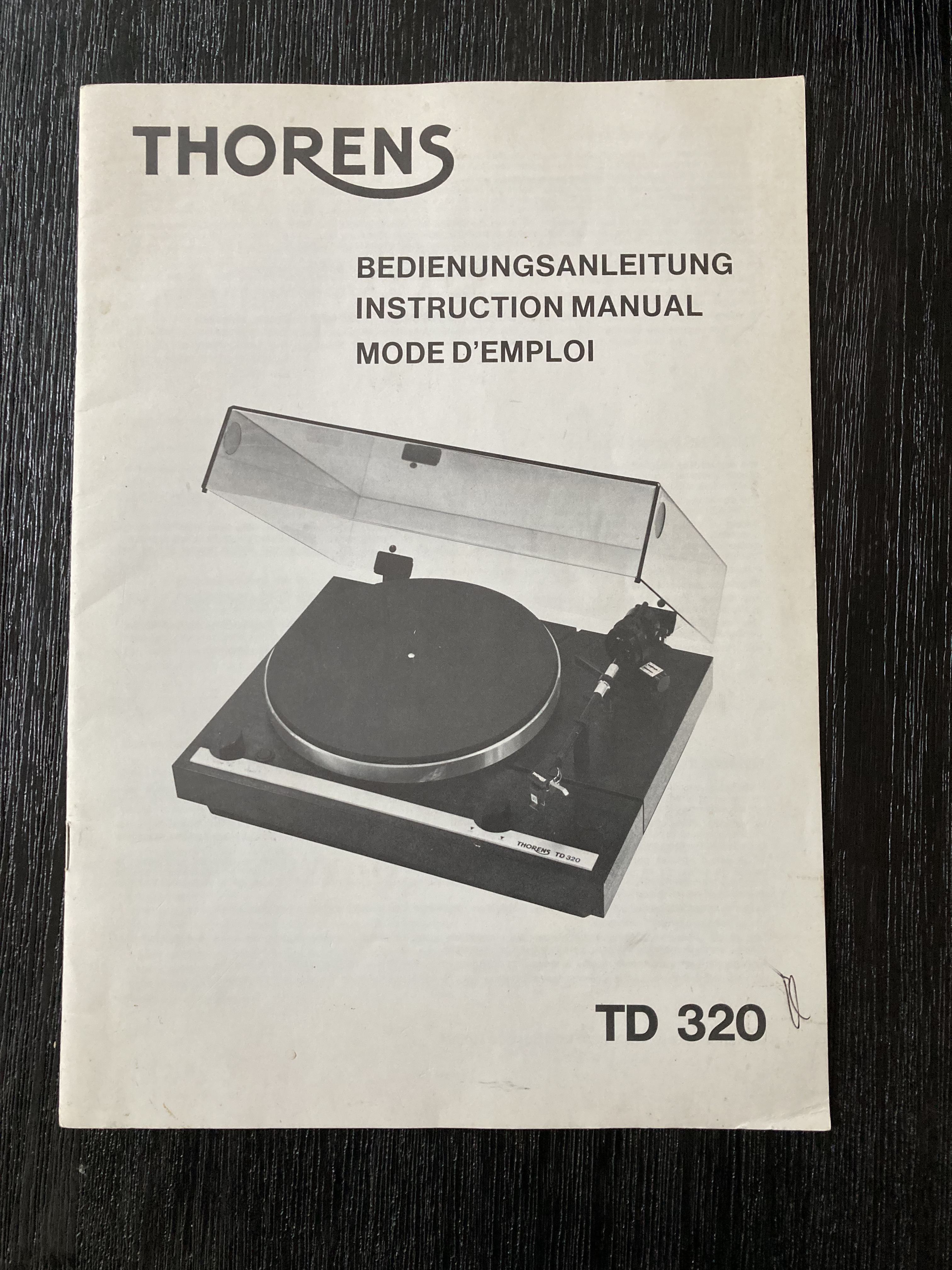 Thorens TD320 turntable - Stereo, Home Cinema, Headphones Components ...