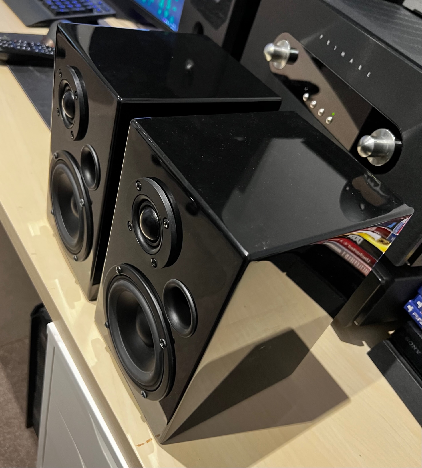 LSK M4's Gloss Black - Pro Built & Upgraded + Bonus M4 - Stereo, Home ...