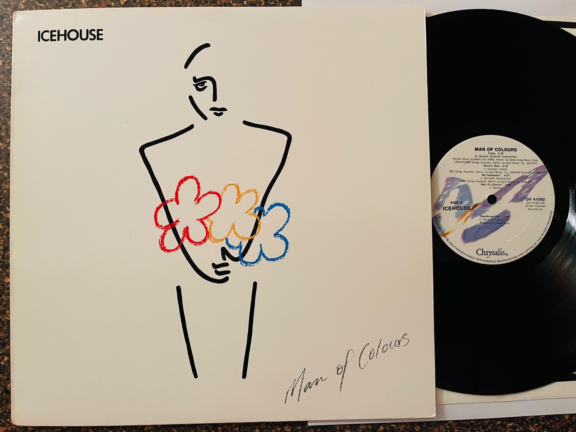 Icehouse - Man Of Colours 1987 Pressing - Vinyl, CD, and Blu-ray ...