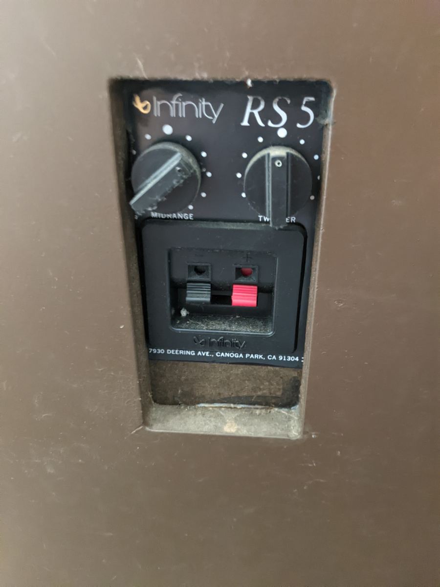 Infinity RS-5 Floor-Standing Stereo Speakers - Stereo, Home Cinema ...