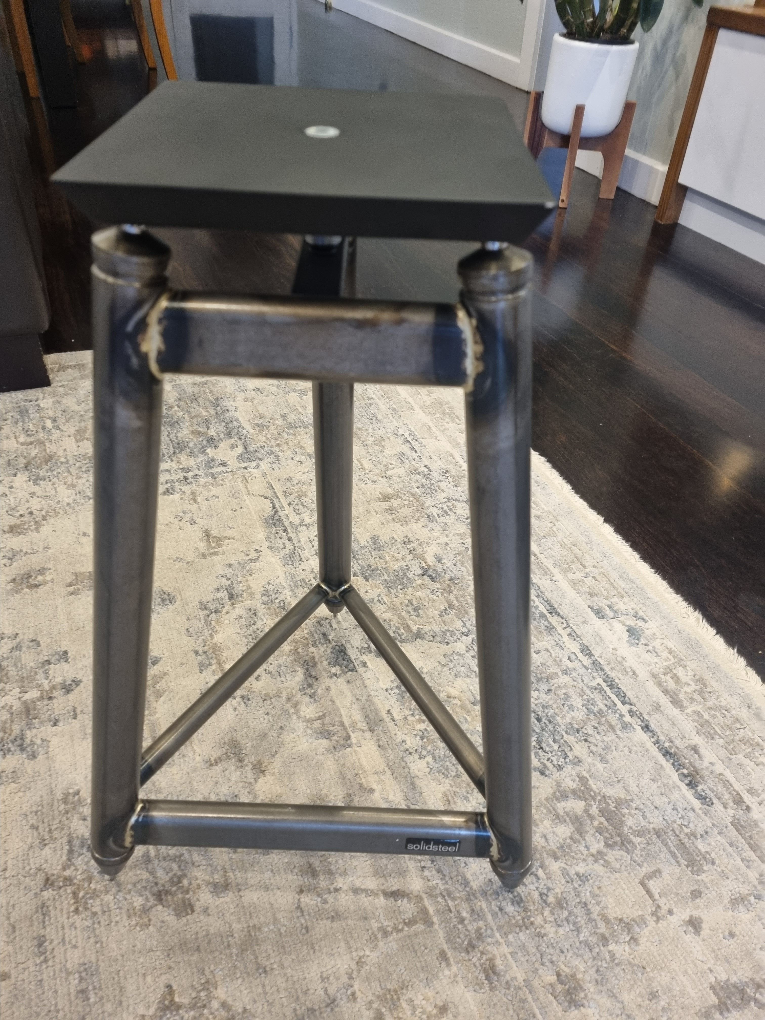 Solidsteel ss-5 Speaker stands - Raw Steel model - Hi-Fi and Cinema ...