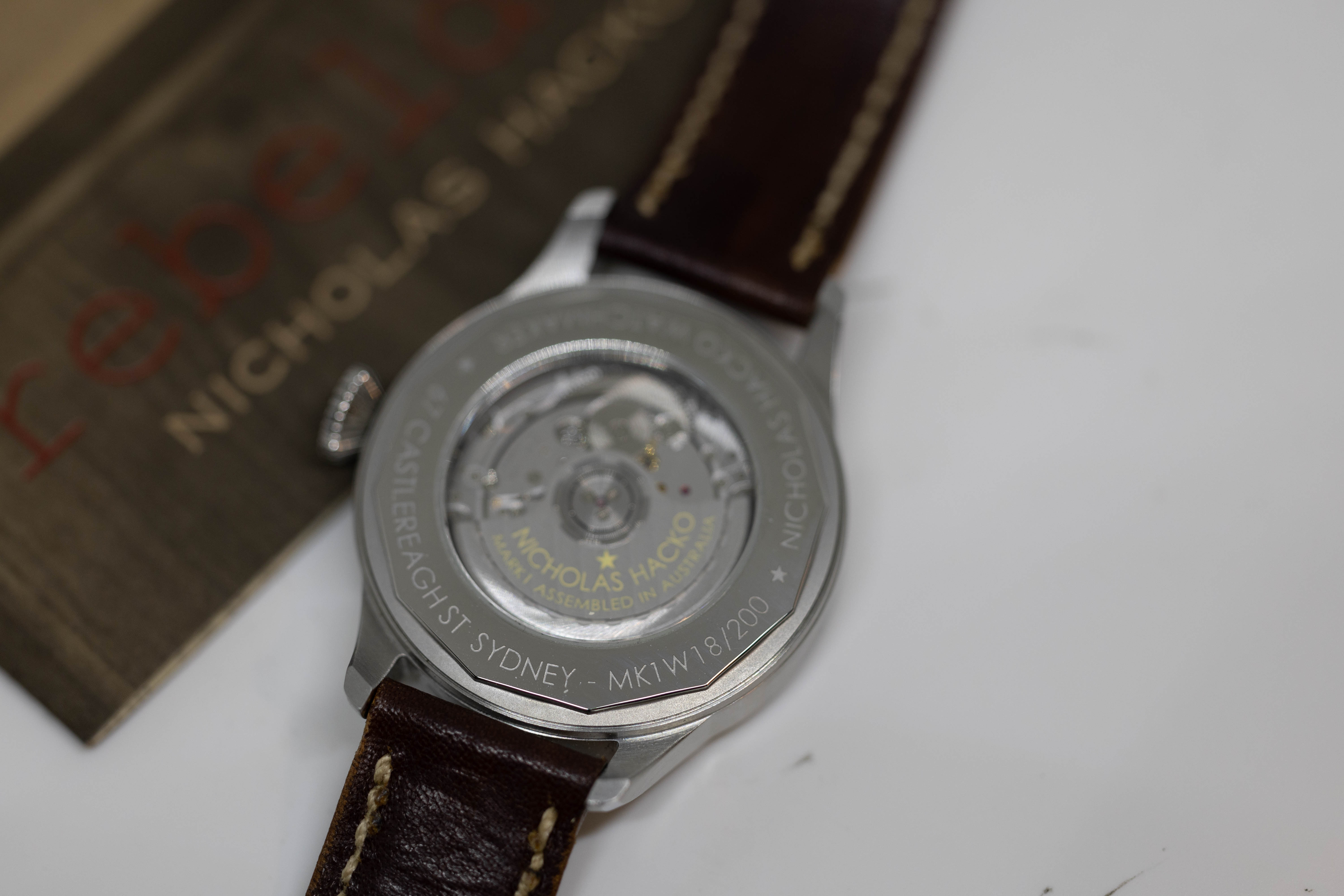 Nicholas Hacko Mark 1 automatic watch - Classifieds - All Other - StereoNET