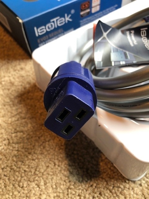 IsoTek EVO3 Sequel 2m Power Cable C19 |﻿ Hi-Fi and Cinema Cables ...