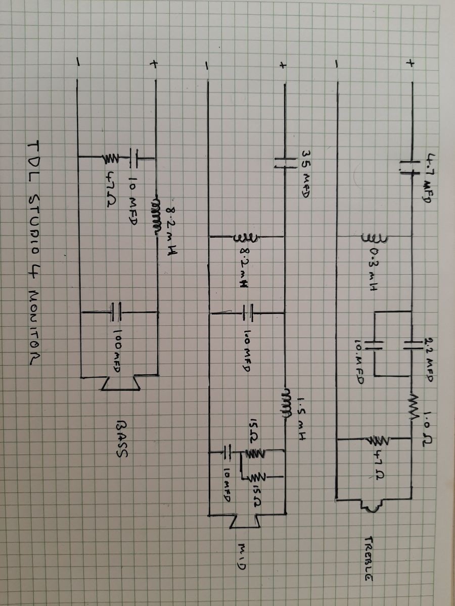 TDL Studio 4 Crossover - Schematics and Lids Lifted - StereoNET