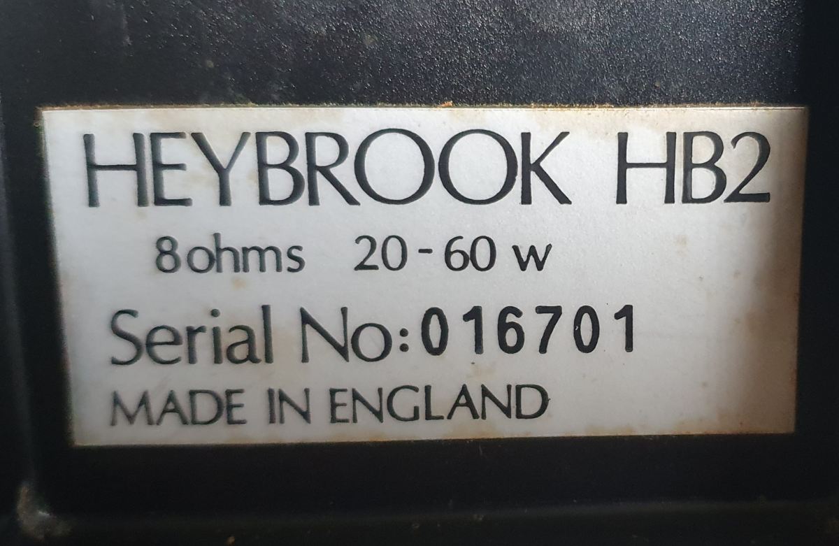 Heybrook HB2R Speakers with floor stands - Stereo, Home Cinema ...