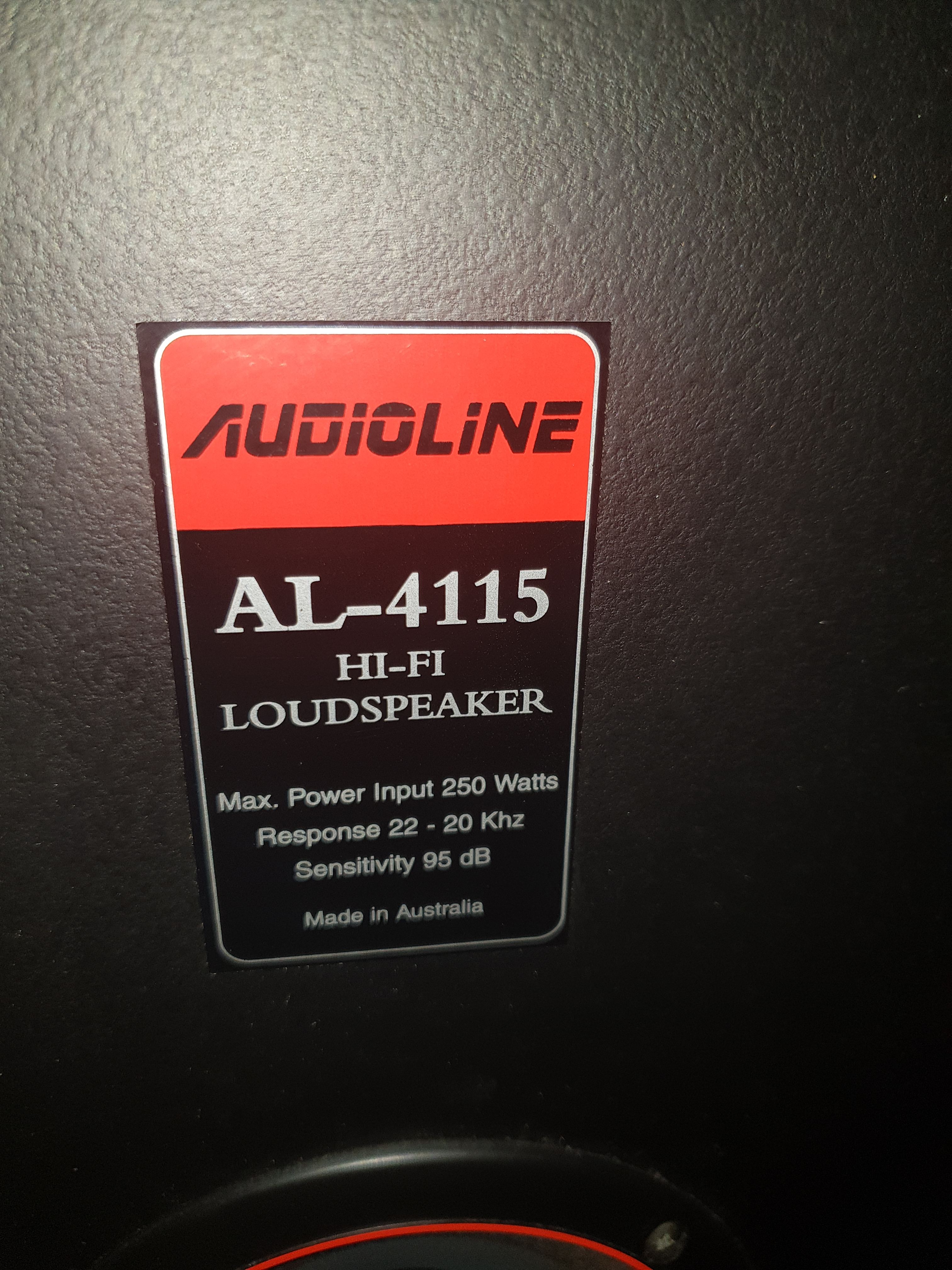 Audioline AL-4415 Flagship Loudspeakers - Stereo, Home Cinema ...