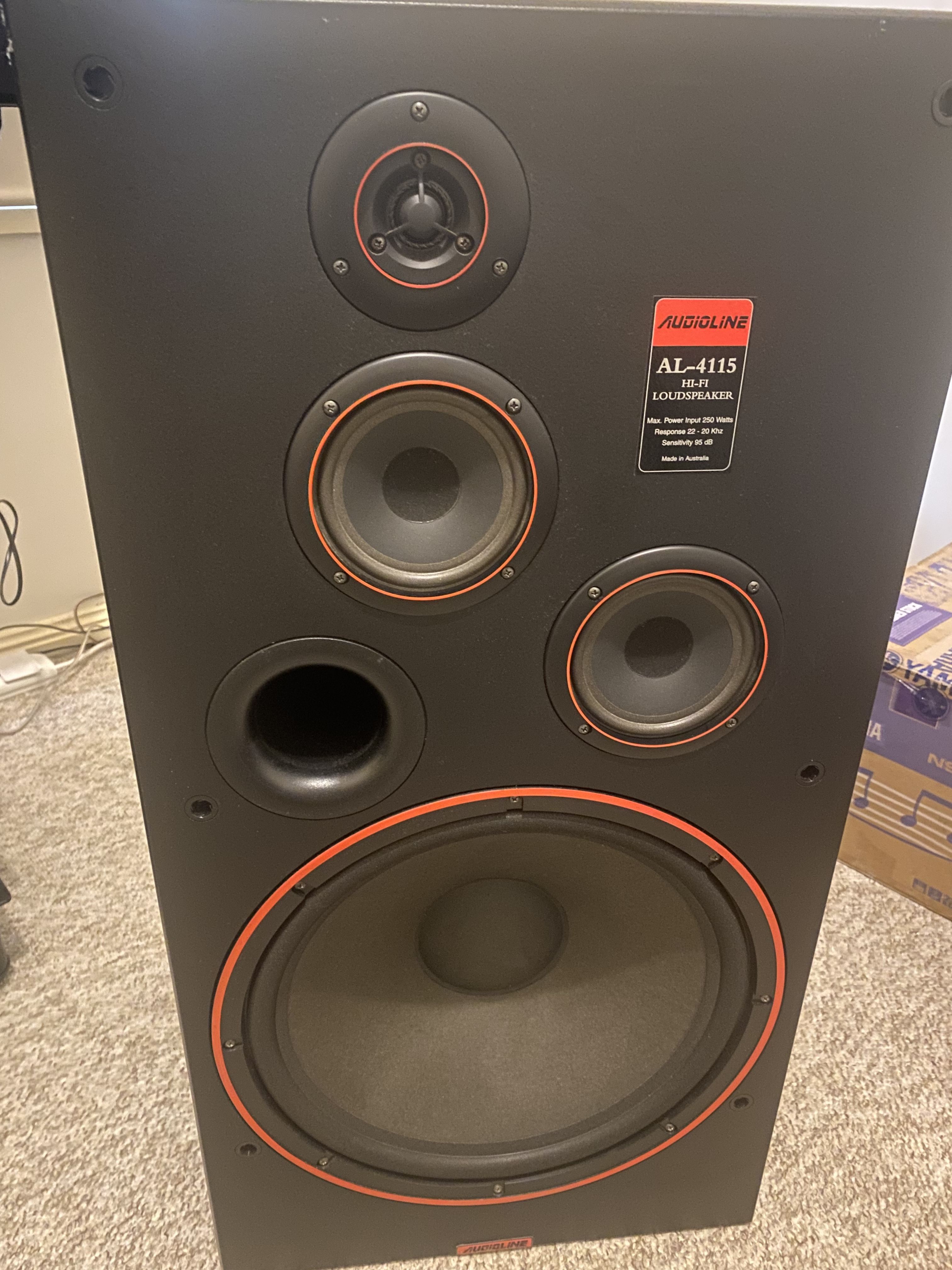 Audioline AL4115 Speakers Rare! - Stereo, Home Cinema, Headphones ...