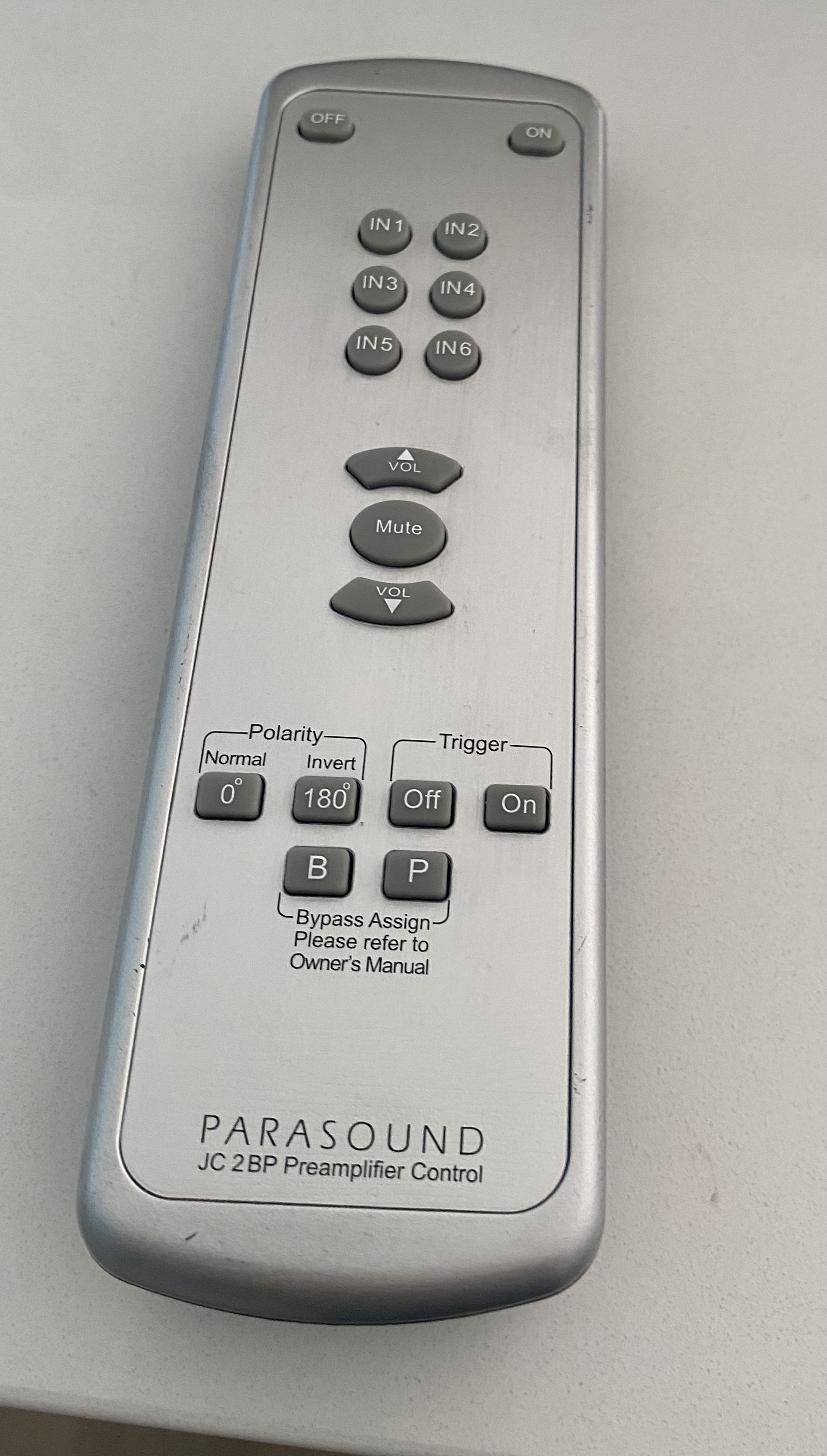 Parasound JC 2 Preamplifier with remote |﻿ Stereo, Home Cinema ...