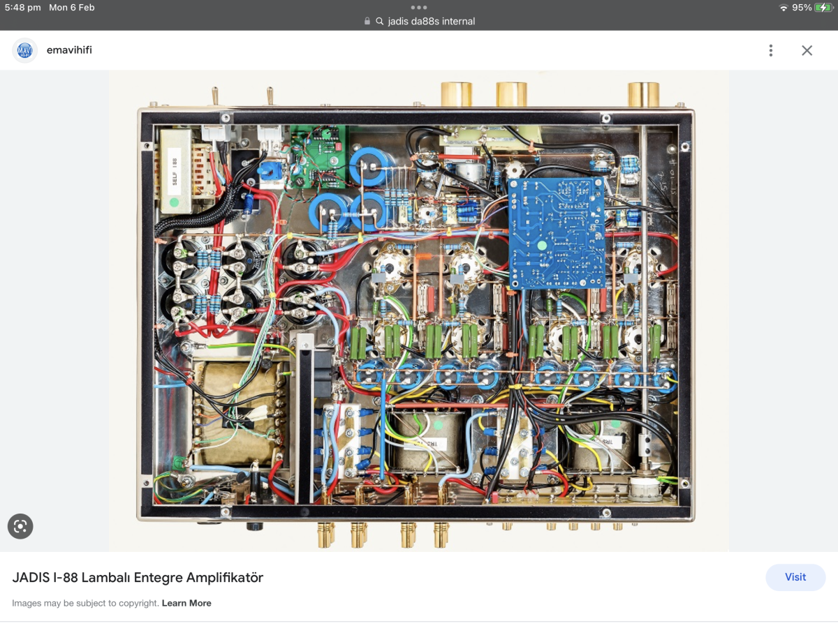 Jadis DA88S speaker cable connection - Stereo Amplifiers & Pre-Amps ...