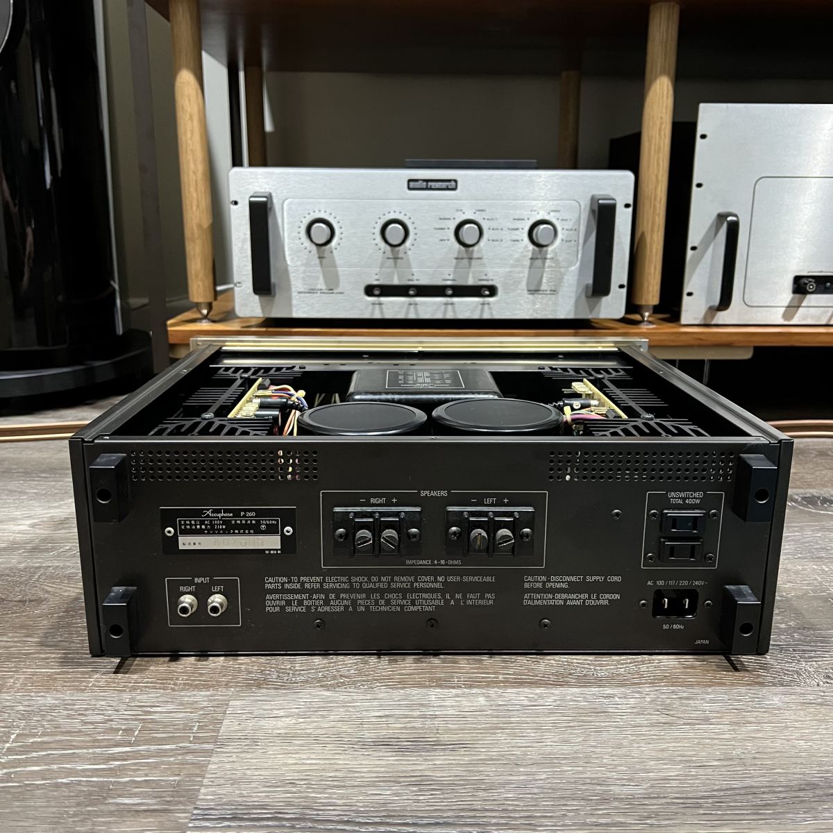 SOLD ELSEWHERE: Accuphase P-260 Power Amp Class A (240 Volt) - Stereo ...